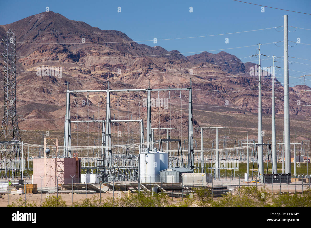 The Copper Mountain solar power station, USA Stock Photo - Alamy