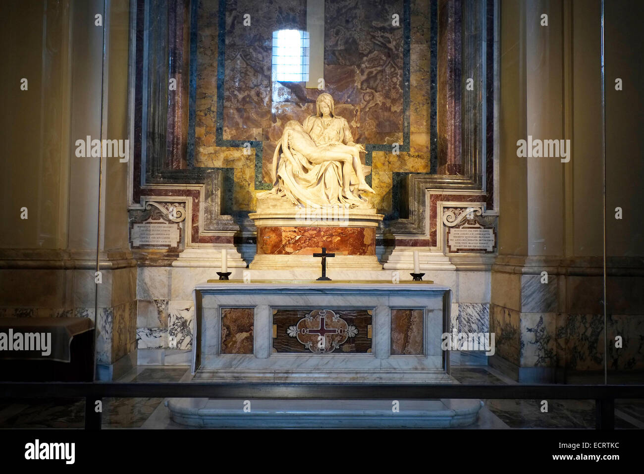 Pieta St. Peter's Basilica Rome Italy IT EU Europe Stock Photo - Alamy