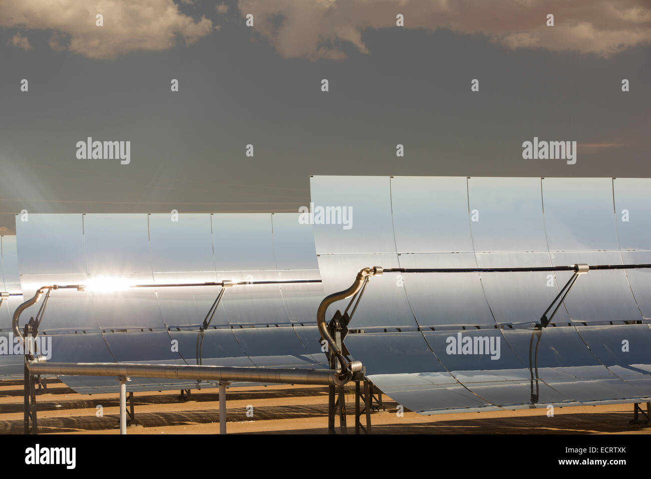Kramer Junction,the world's second largest solar thermal power station ...