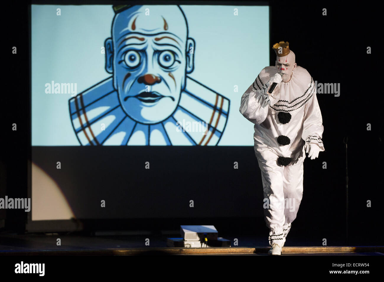 St. Petersburg, Florida, USA. 18th December, 2014. Puddles The Clown of ...