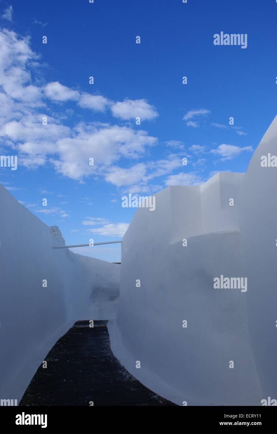 Path behind the church Stock Photo - Alamy