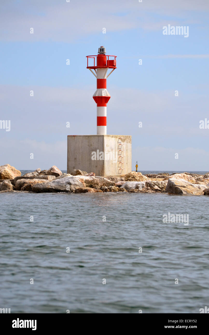 A Marine Navigation Communication Point In The Middle Of The Ocean ...