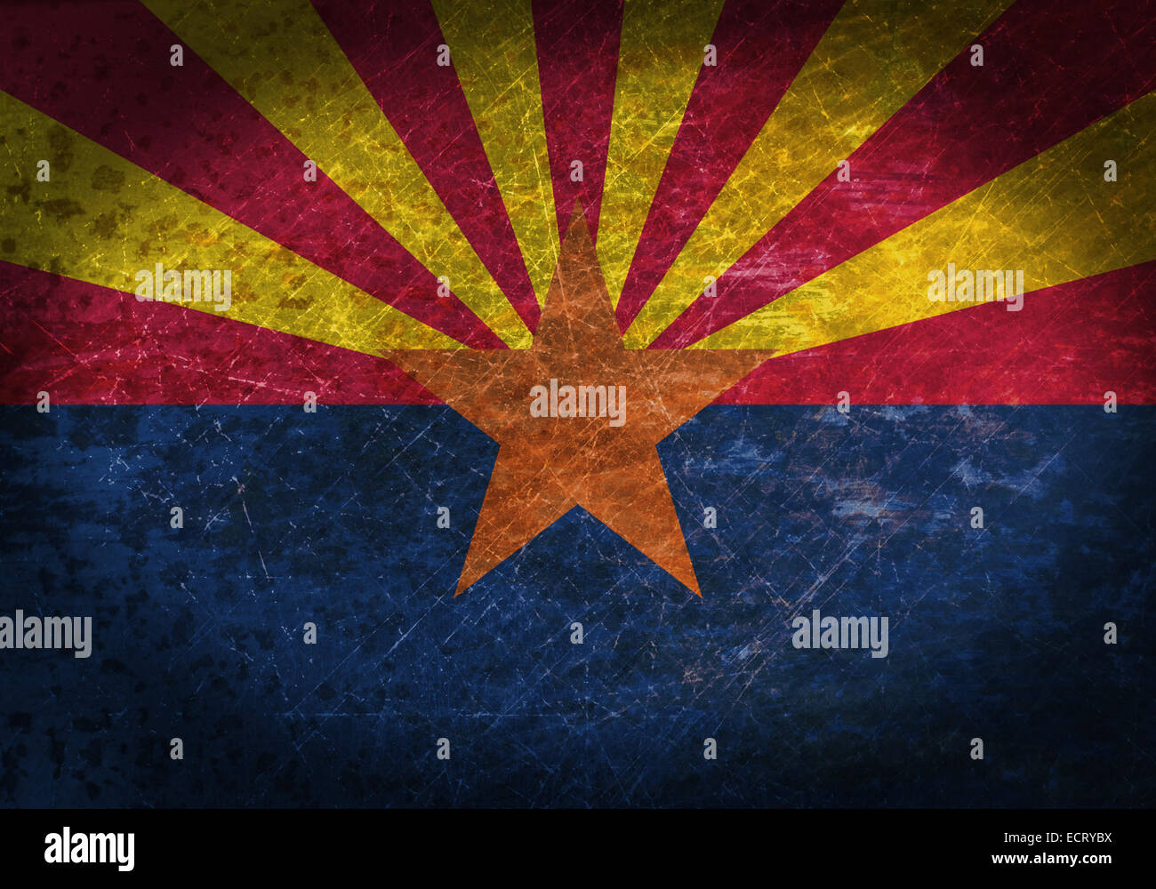 Arizona flag grunge High Resolution Stock Photography and Images - Alamy