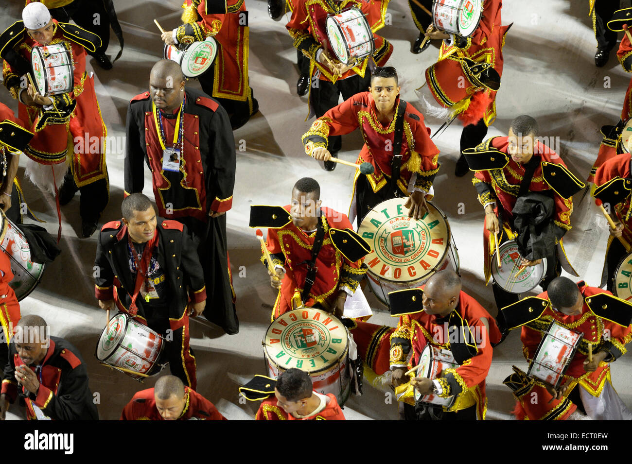 Brazil Rio de Janeiro Sambodromo Carnaval parade of samba school ...