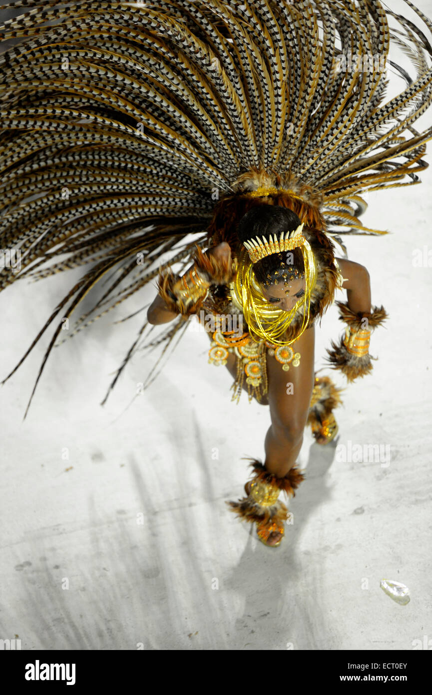 Brazil Rio de Janeiro Sambodromo Carnaval samba dancer Stock Photo - Alamy