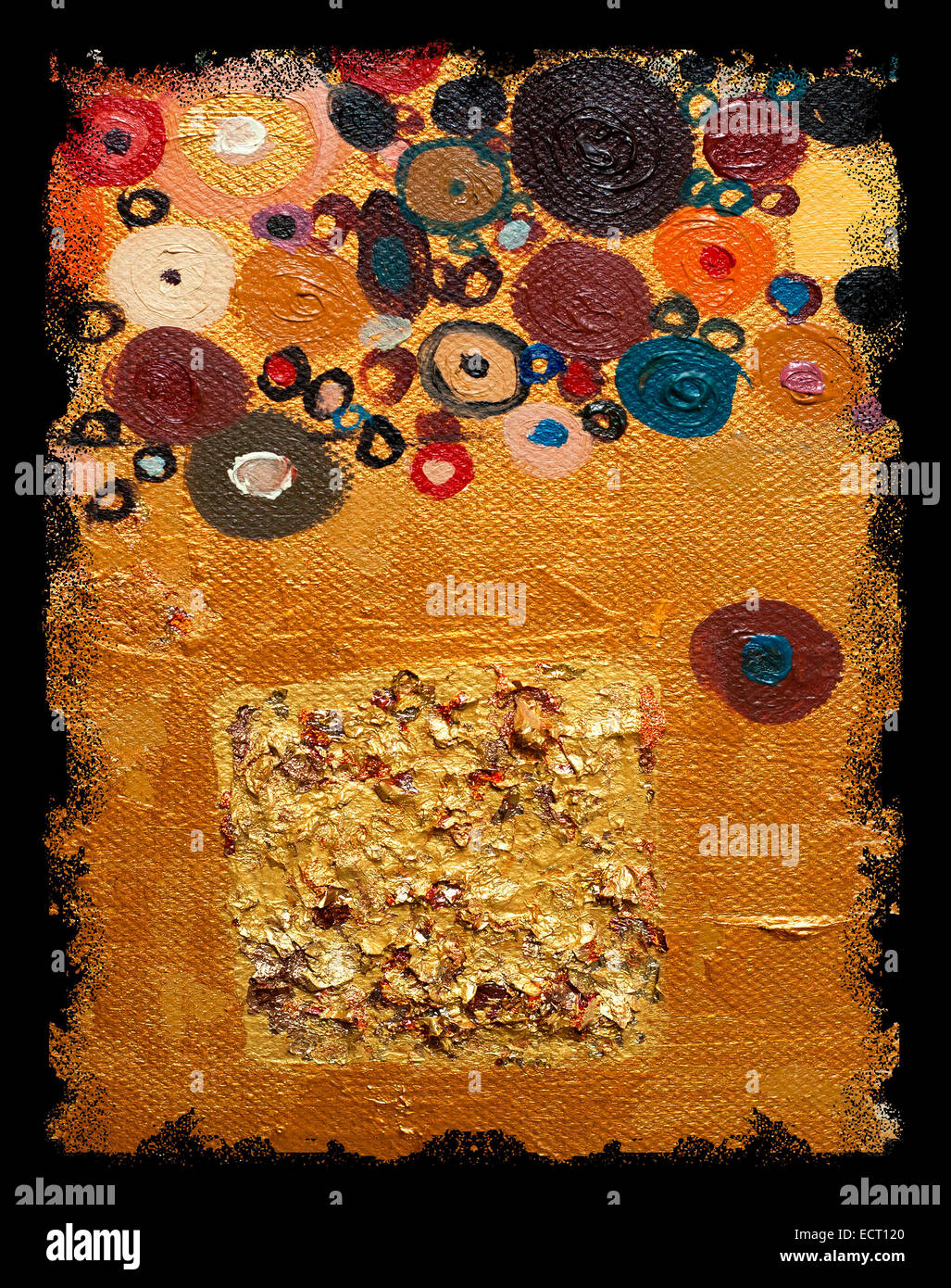 Original Abstract Painting,oil on Canvas Stock Photo - Alamy