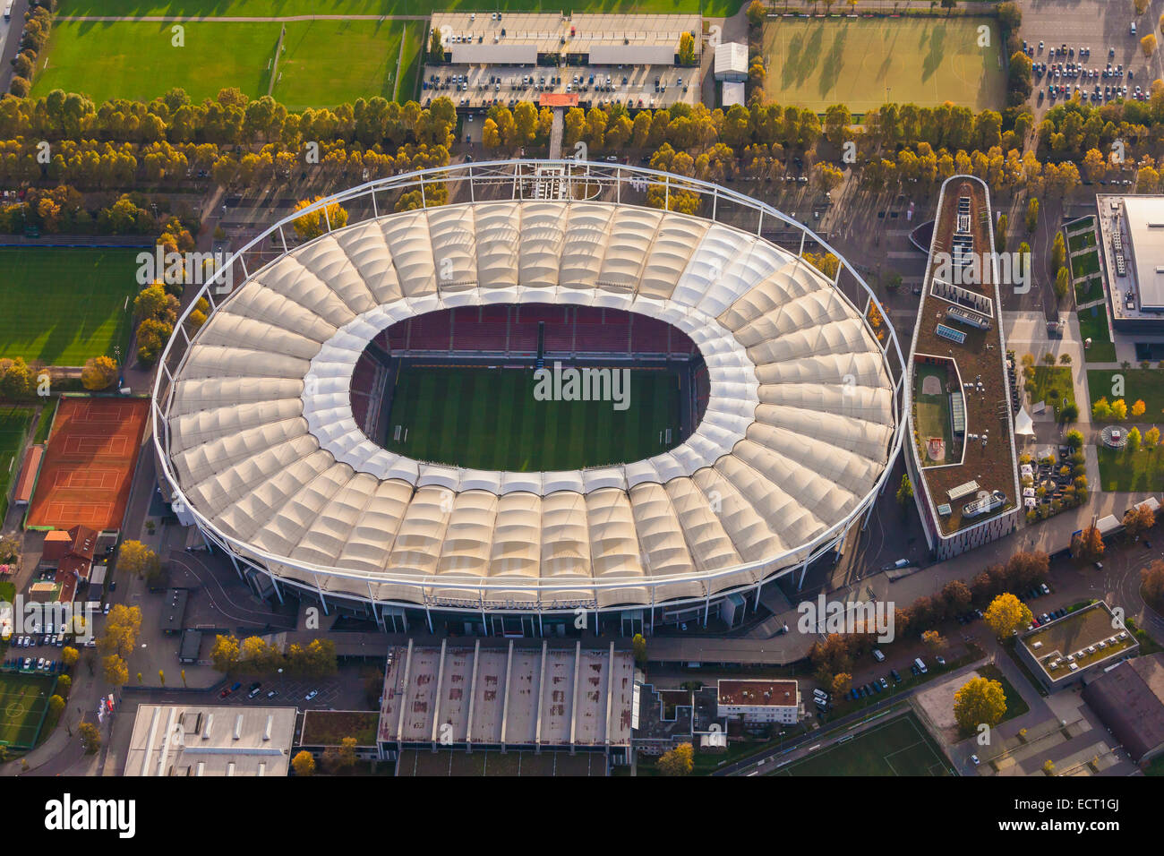 Germany Baden-Wuerttemberg Stuttgart Mercedes-Benz Arena Stock Photo ...