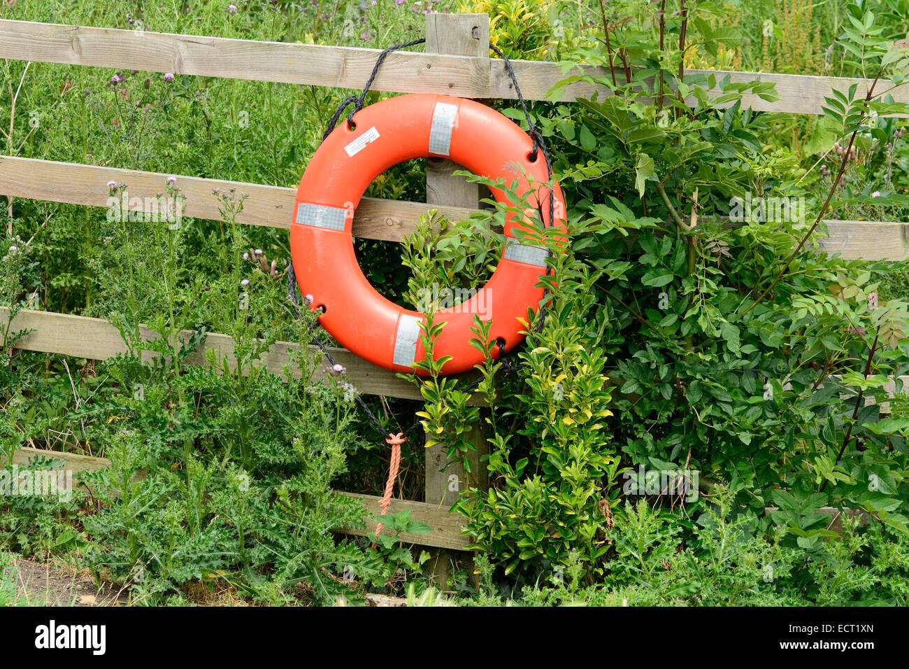 Orange life preserver hi-res stock photography and images - Alamy