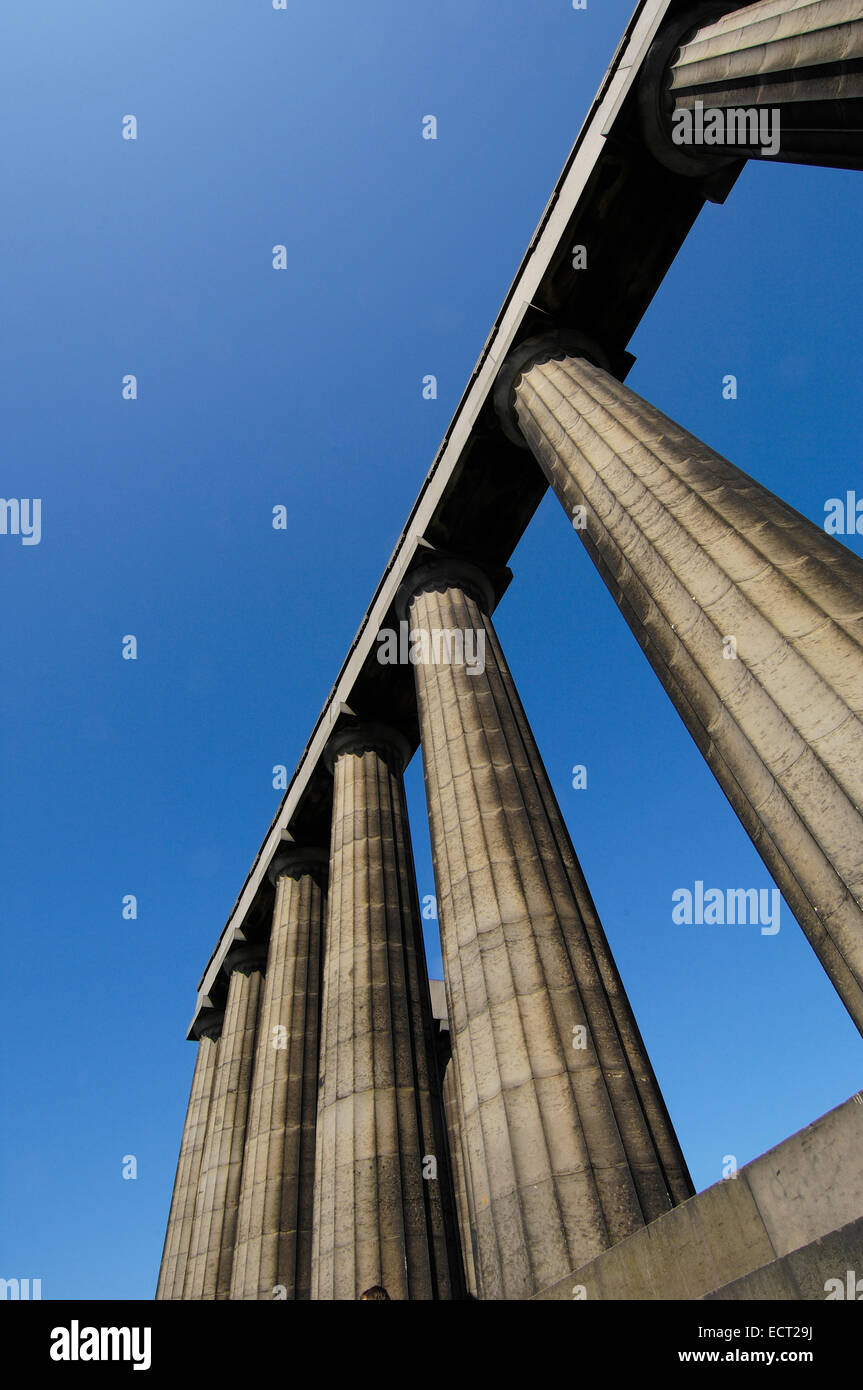 National Monument, replica of the Parthenon that was designed in 1822 ...