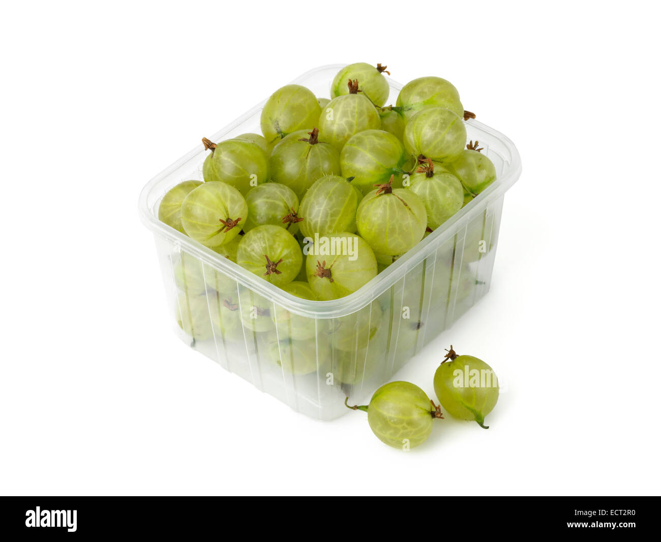 fresh gooseberries in punnet Stock Photo - Alamy