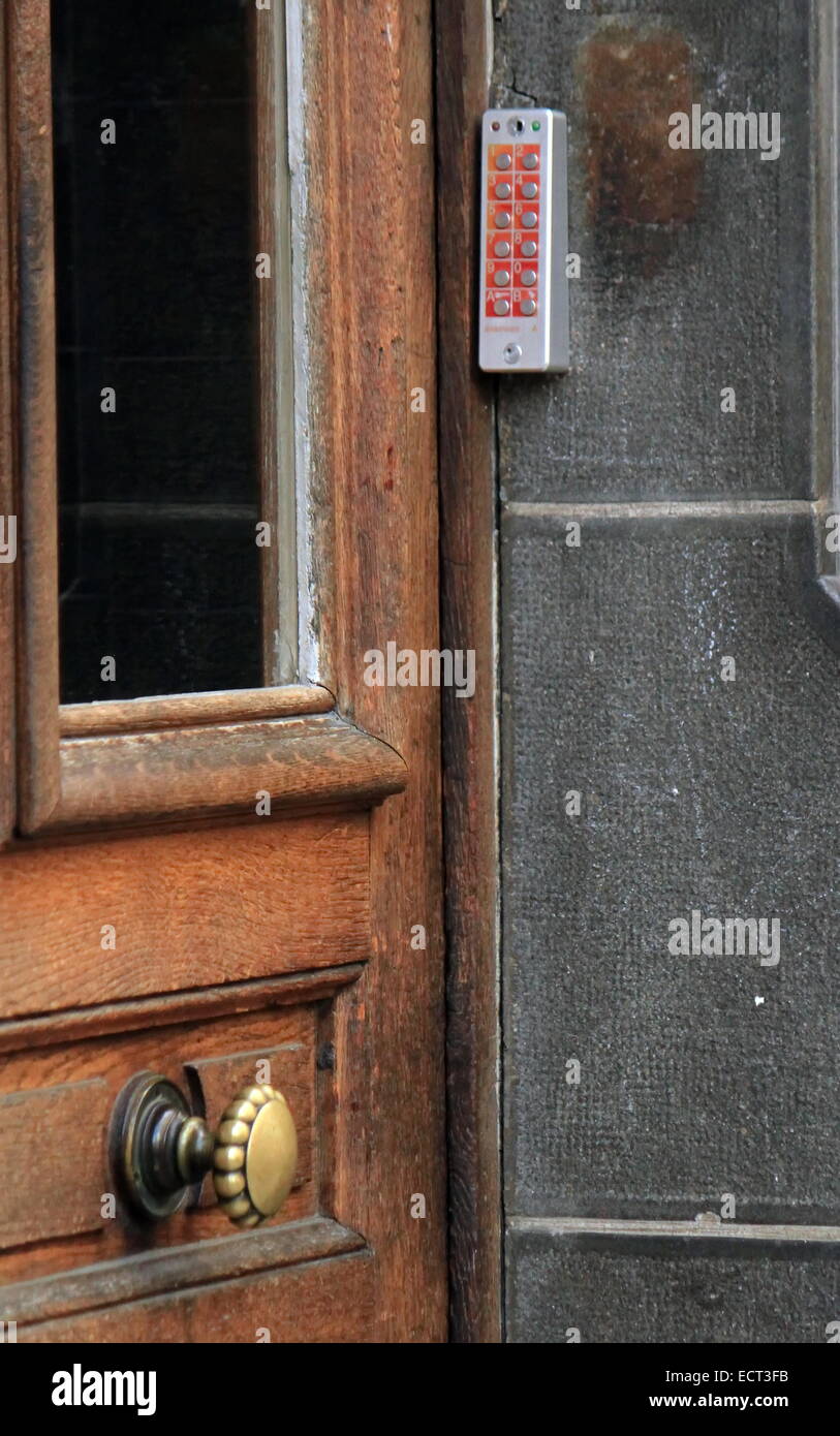 Electronic keypad security door lock hi-res stock photography and ...