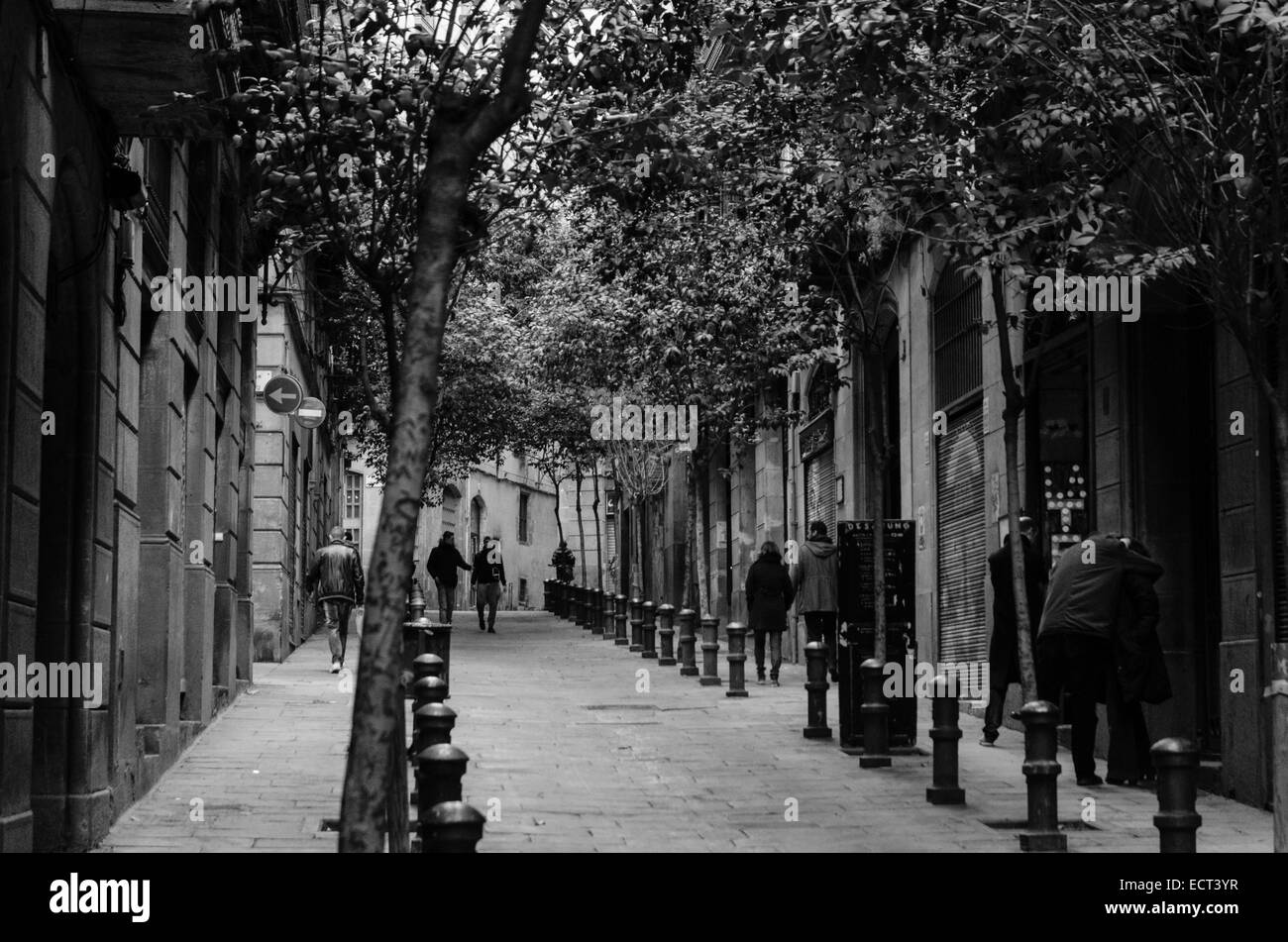 Barcelona Black and White Stock Photos & Images - Alamy
