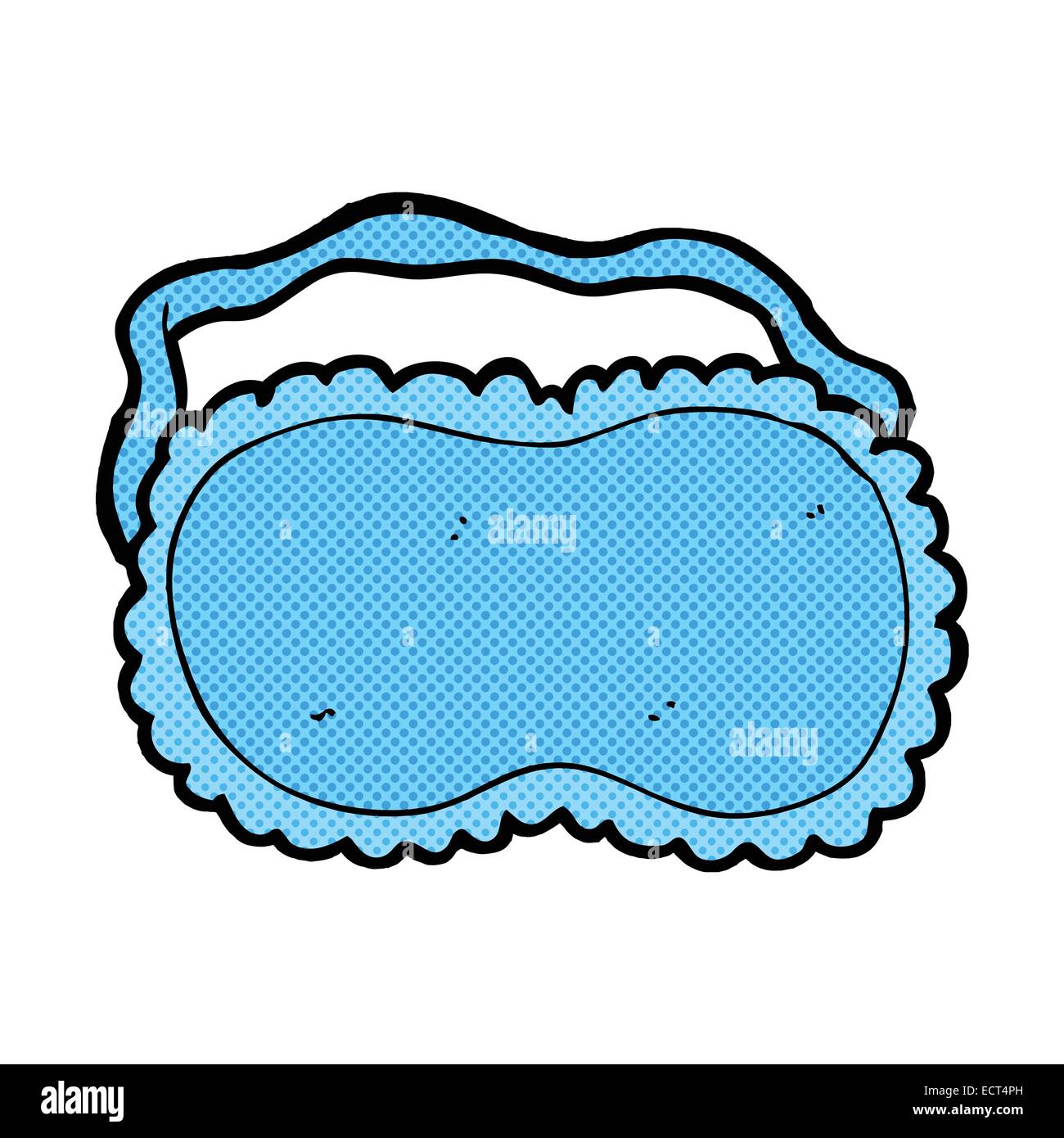 retro comic book style cartoon sleeping mask Stock Vector Image & Art ...