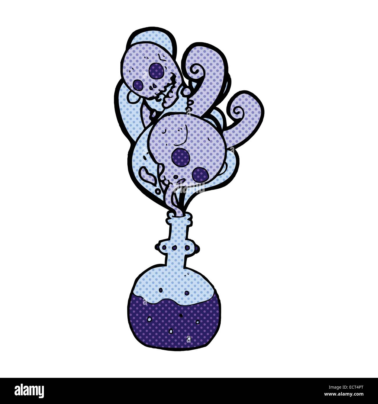 retro comic book style cartoon potion Stock Vector Image & Art - Alamy