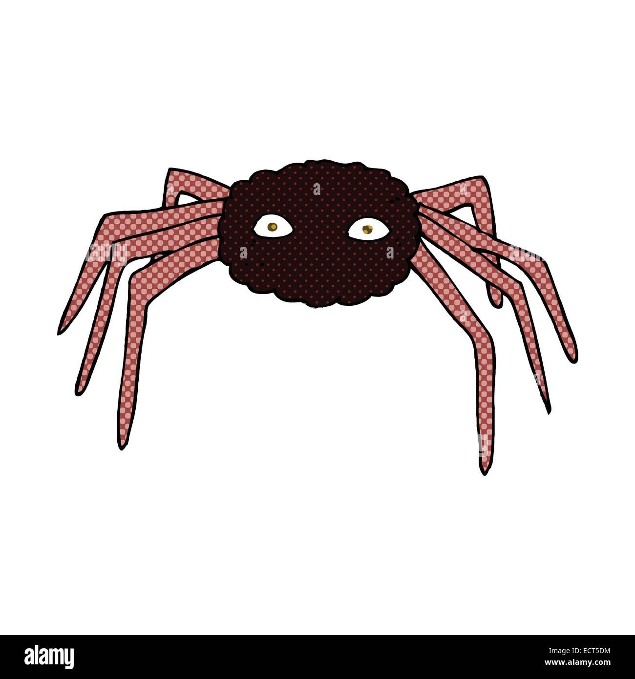 retro comic book style cartoon spider Stock Vector Image & Art - Alamy