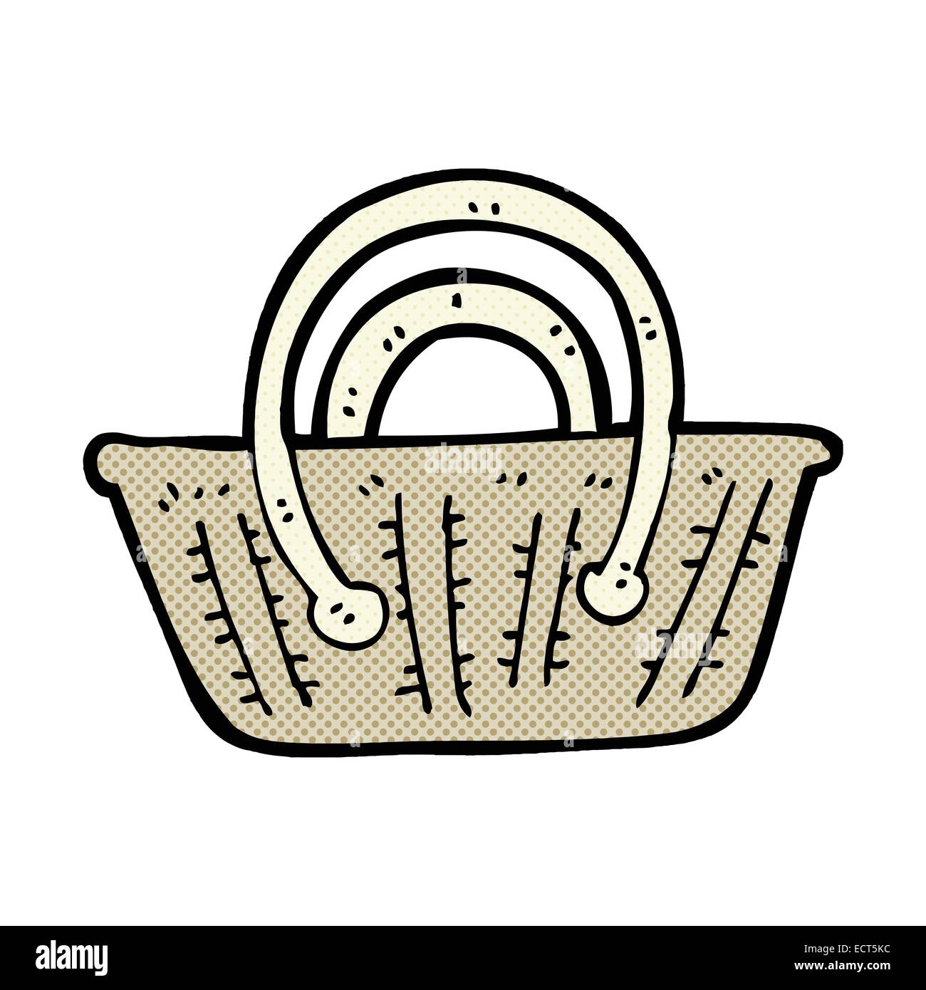 retro comic book style cartoon basket Stock Vector Image & Art - Alamy