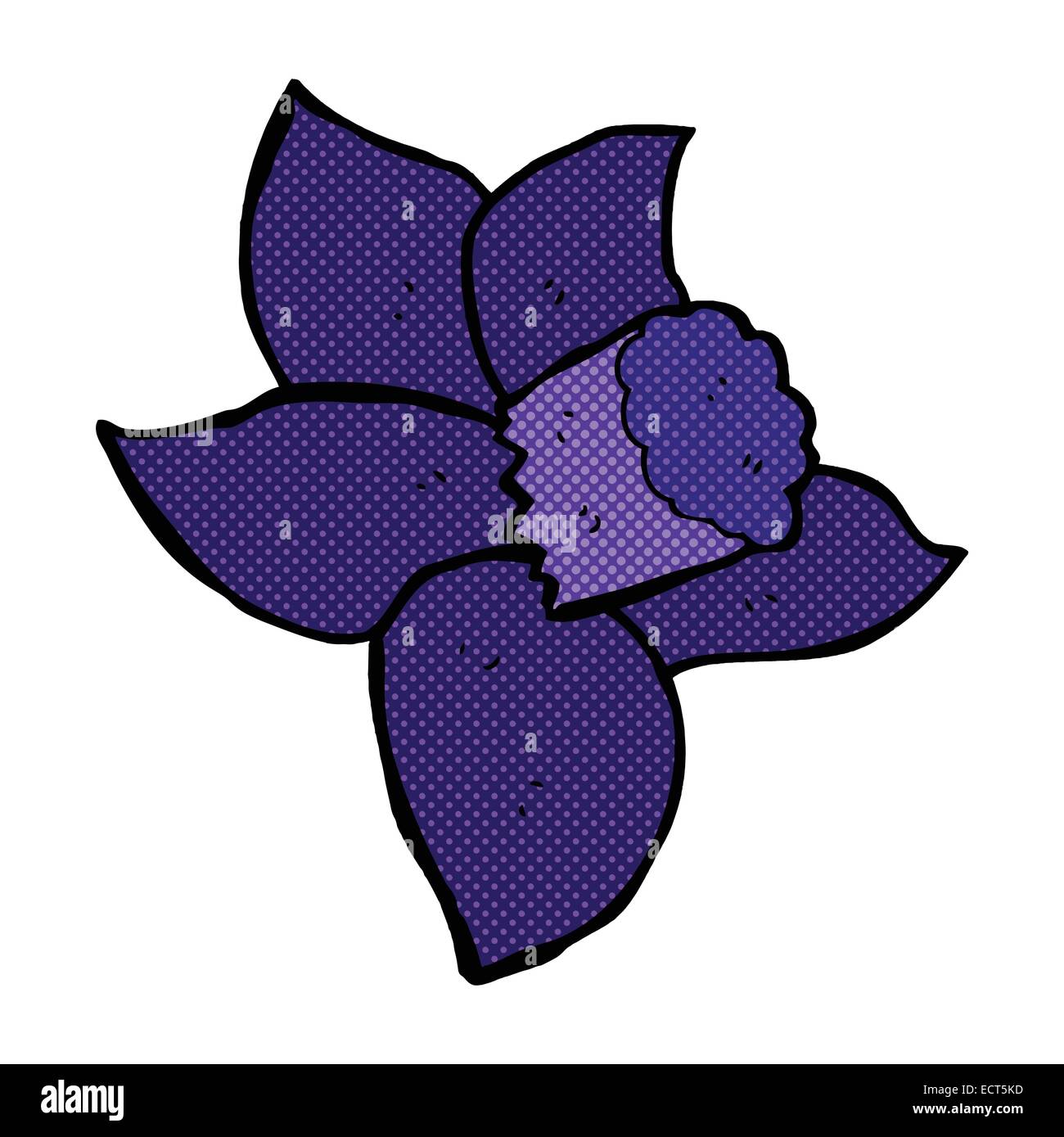 retro comic book style cartoon flower Stock Vector Image & Art - Alamy