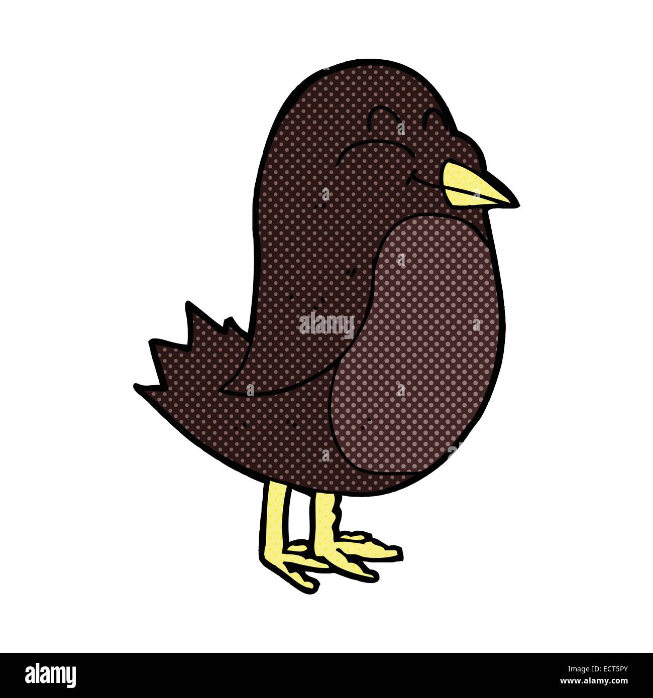 retro comic book style cartoon bird Stock Vector Image & Art - Alamy
