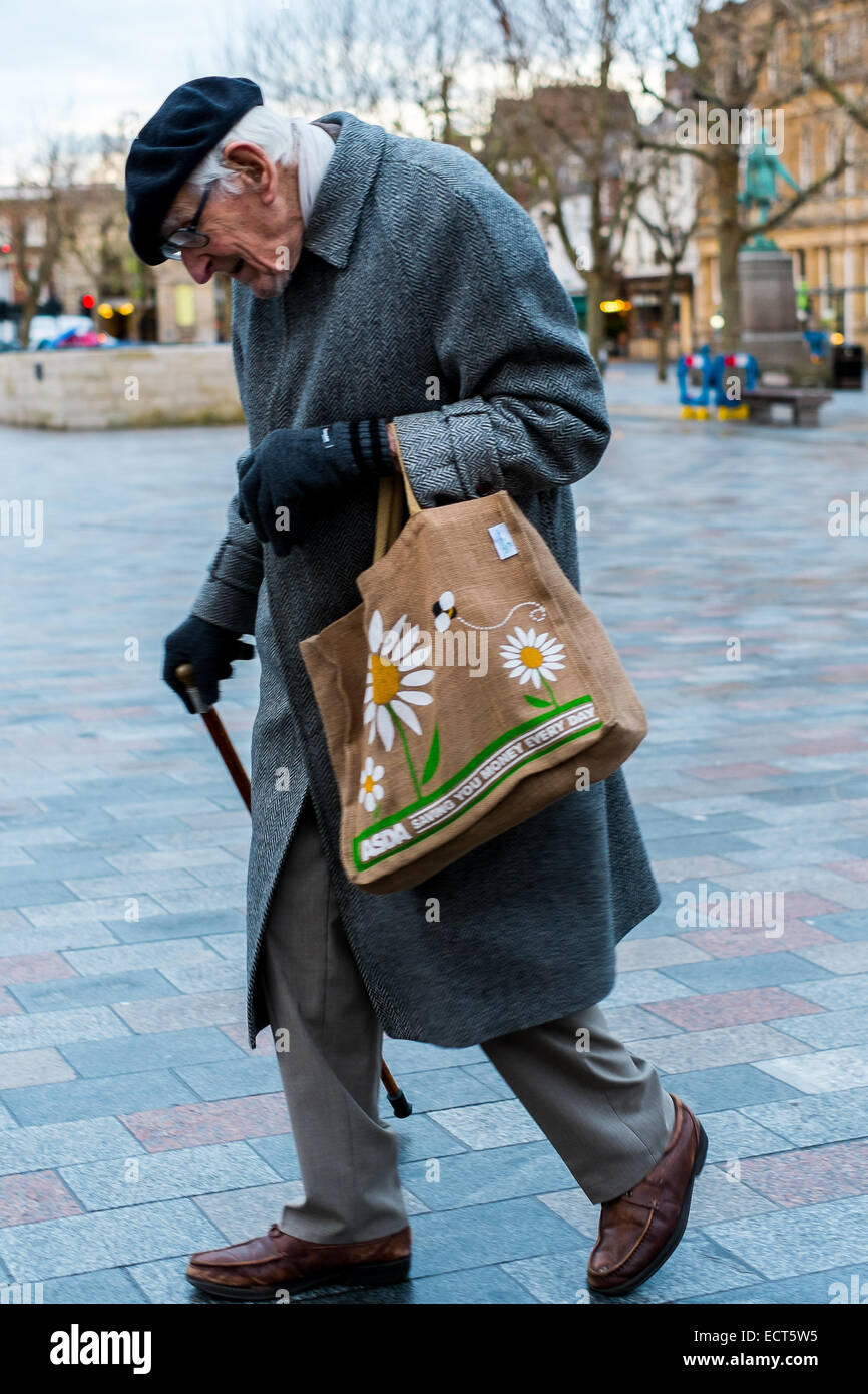 Old man walking stick hi-res stock photography and images - Alamy