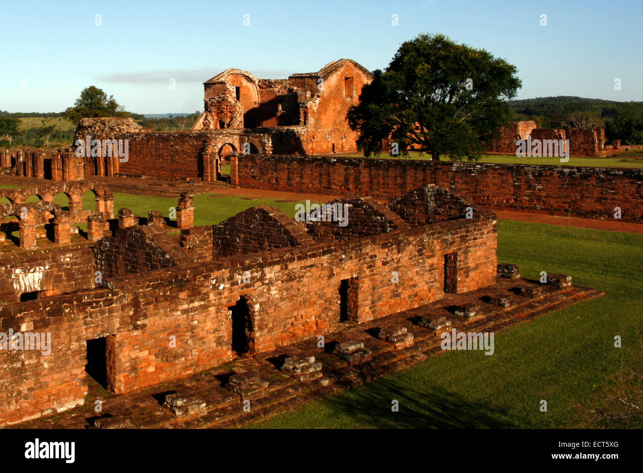 The ruins of the early 18th century Jesuit mission at Trinidad del ...