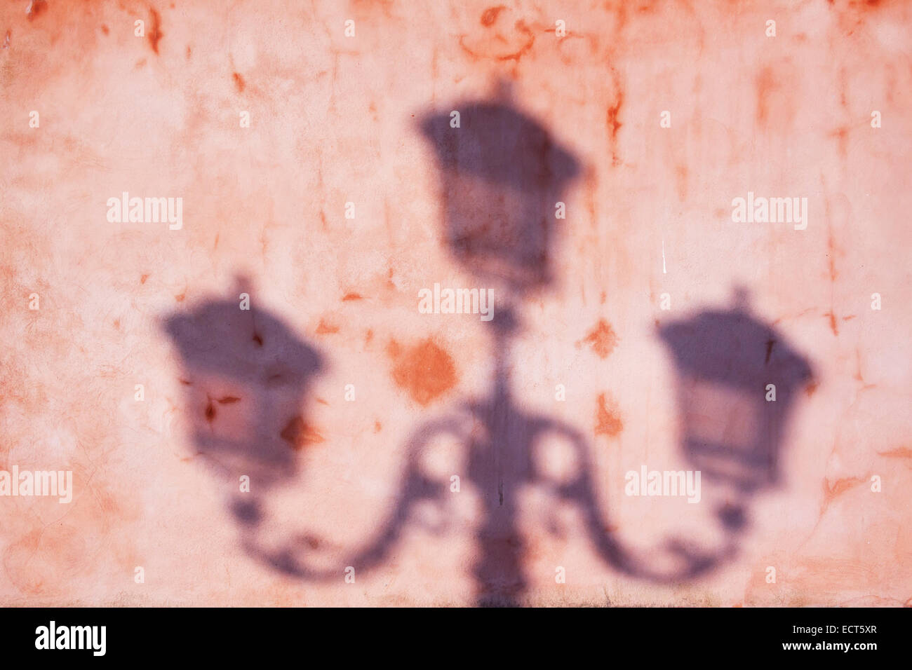 Street Light Shadow Venice Italy TV000253 Stock Photo - Alamy