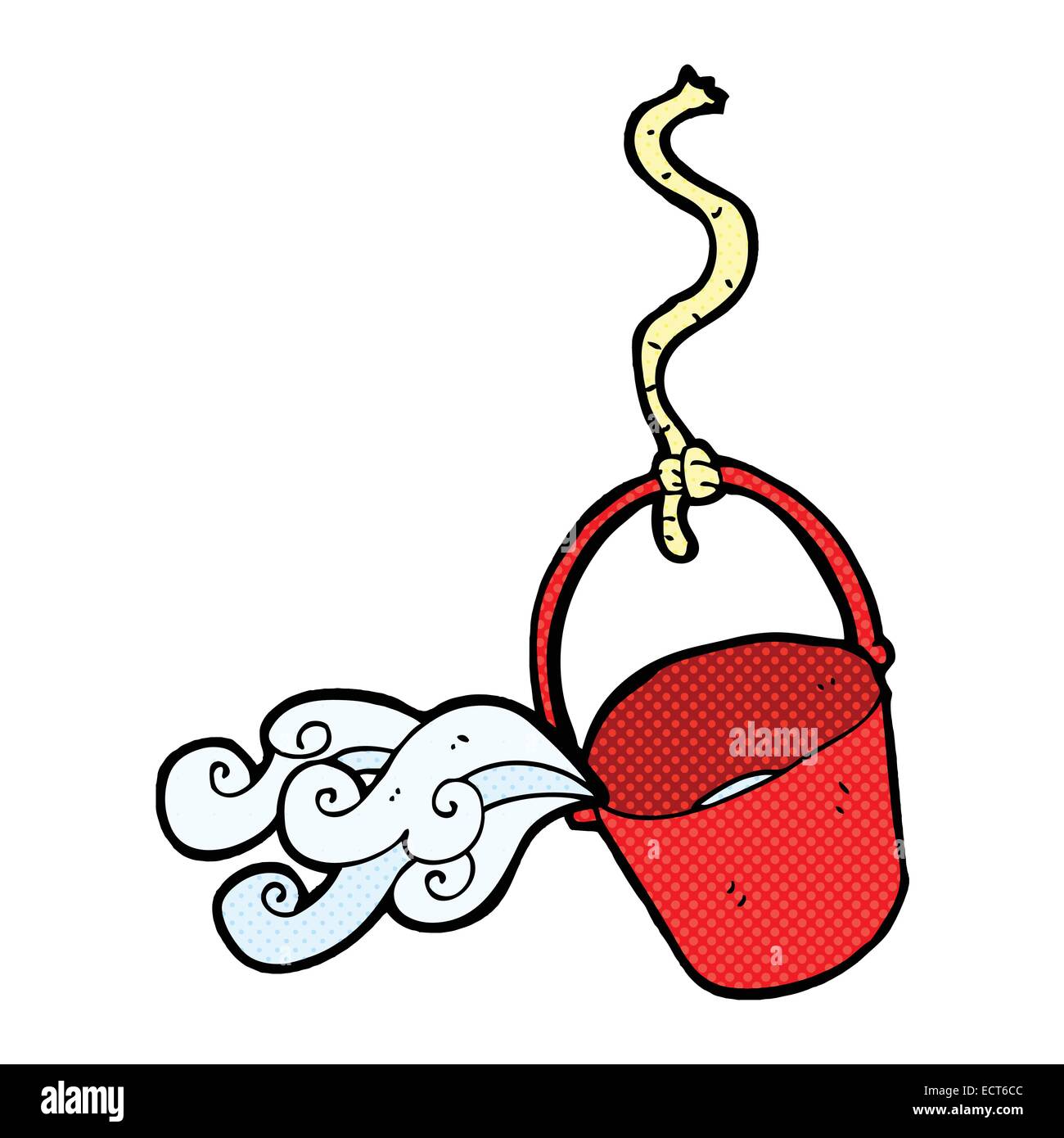 retro comic book style cartoon bucket Stock Vector Image & Art - Alamy
