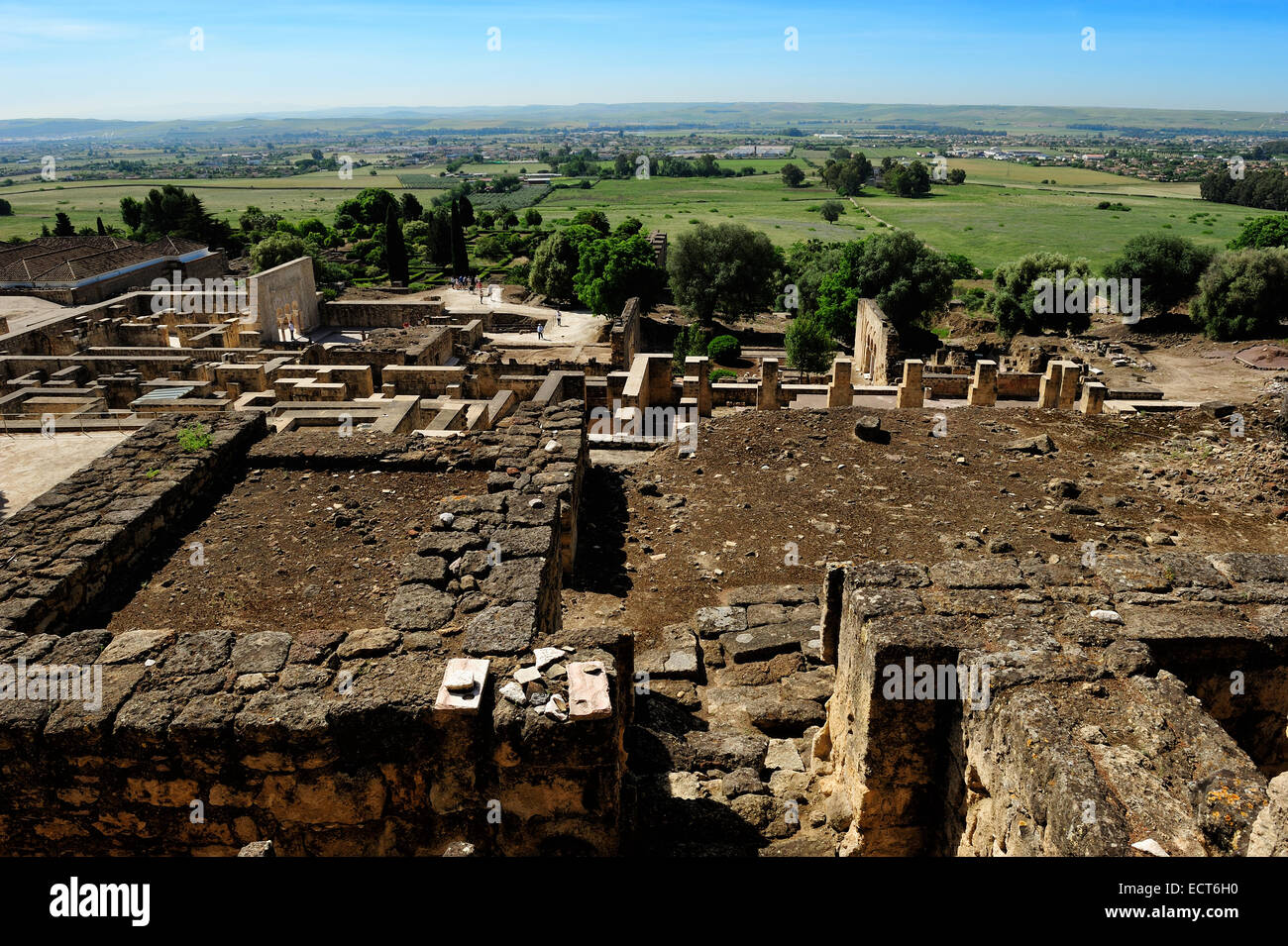 Medina Azahara, the ruins of a fortified Arab Muslim medieval palace ...