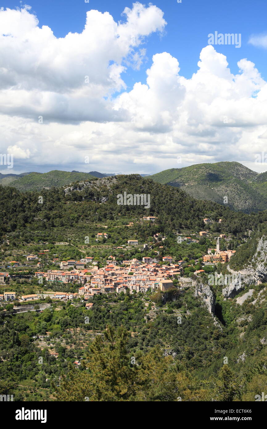 Perched medieval village peille hi-res stock photography and images - Alamy