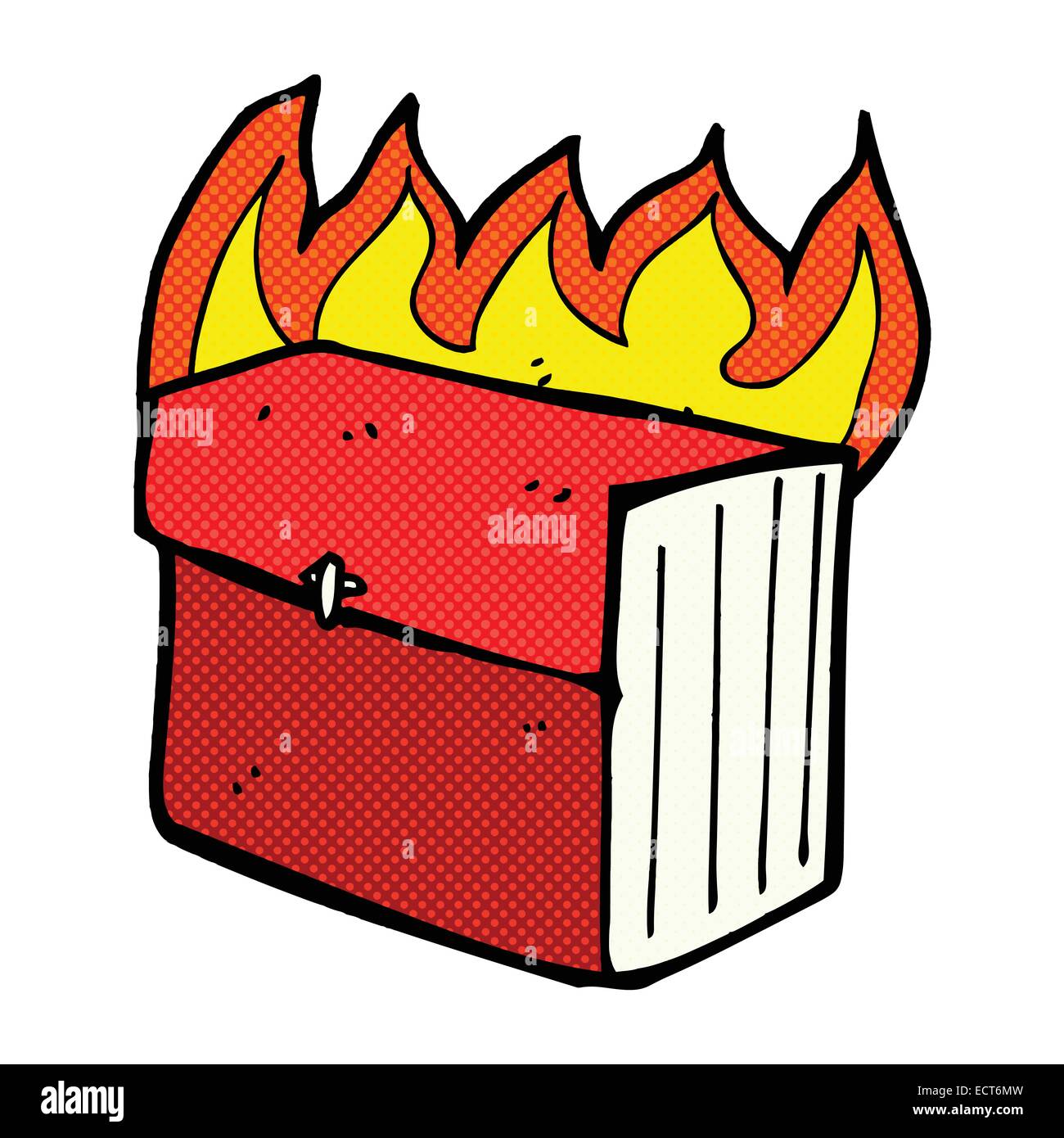 retro comic book style cartoon organizer Stock Vector Image & Art - Alamy