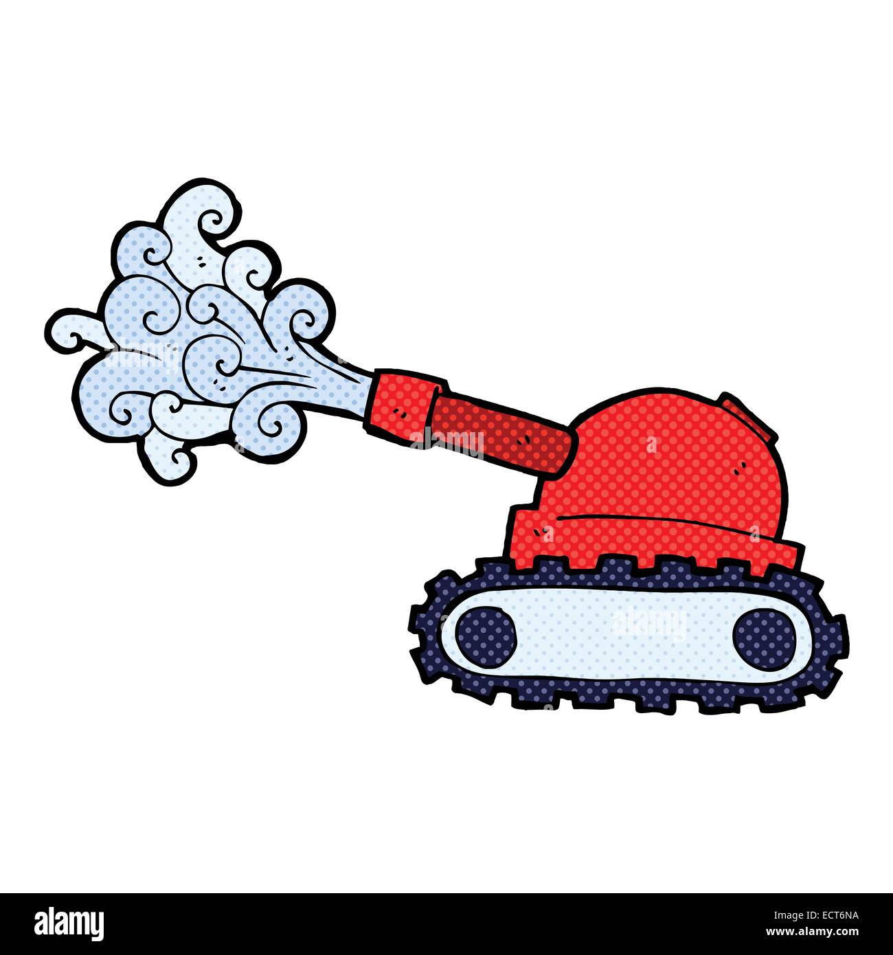 retro comic book style cartoon tank Stock Vector Image & Art - Alamy