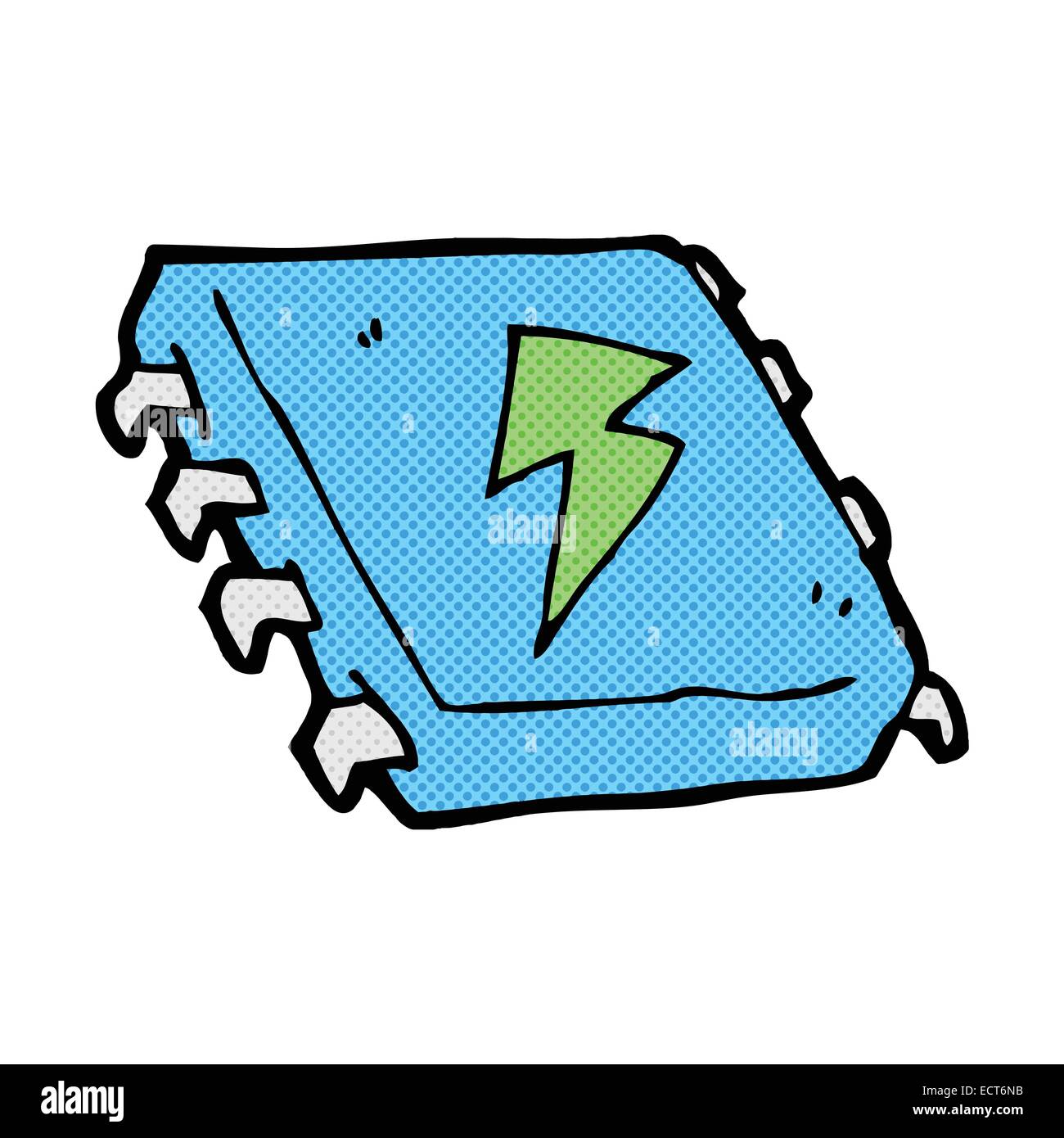 retro comic book style cartoon computer chip Stock Vector Image & Art ...