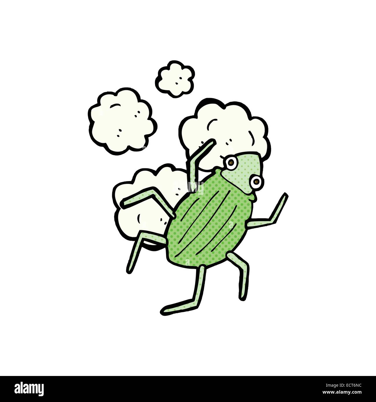 retro comic book style cartoon bug Stock Vector Image & Art - Alamy