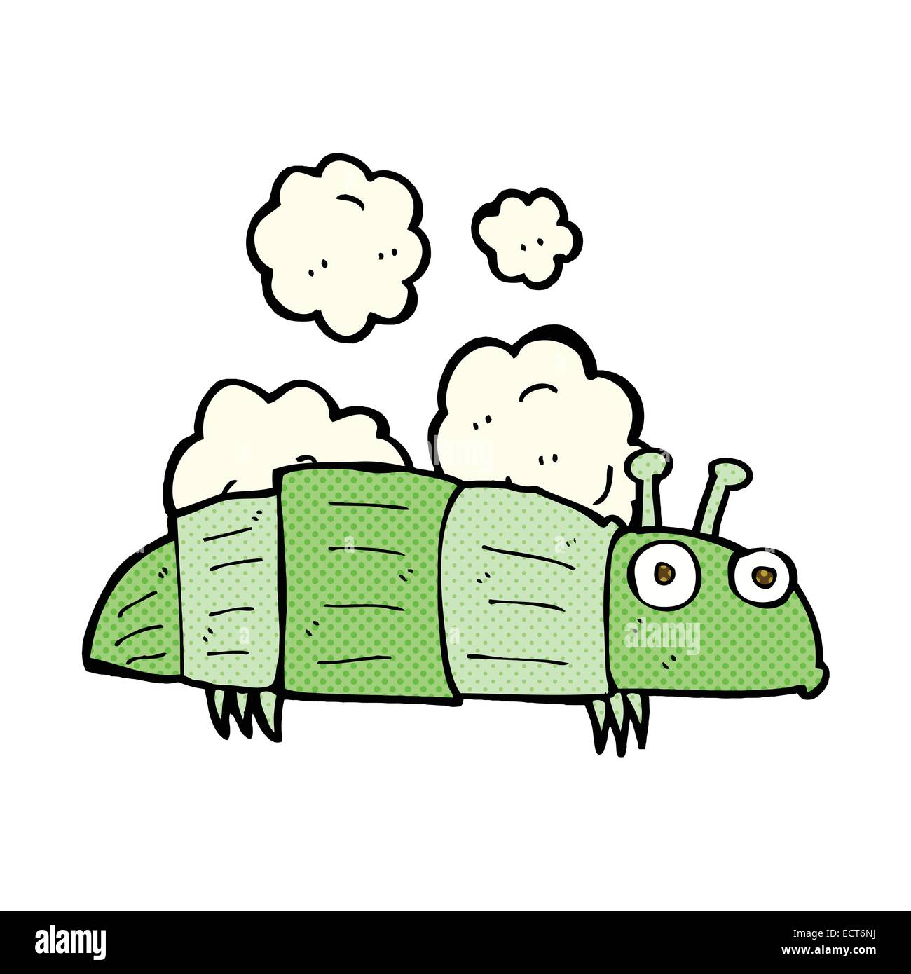 retro comic book style cartoon bug Stock Vector Image & Art - Alamy
