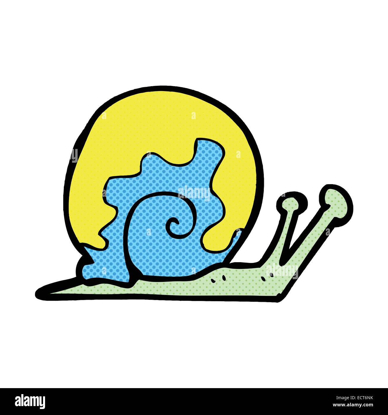 retro comic book style cartoon snail Stock Vector Image & Art - Alamy