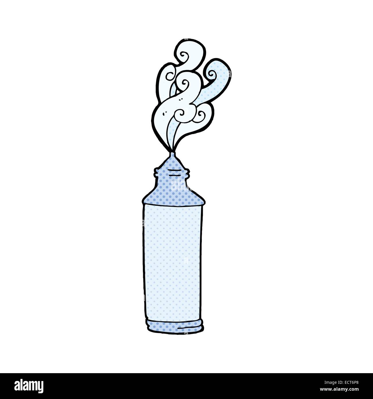 retro comic book style cartoon water bottle Stock Vector Image & Art ...