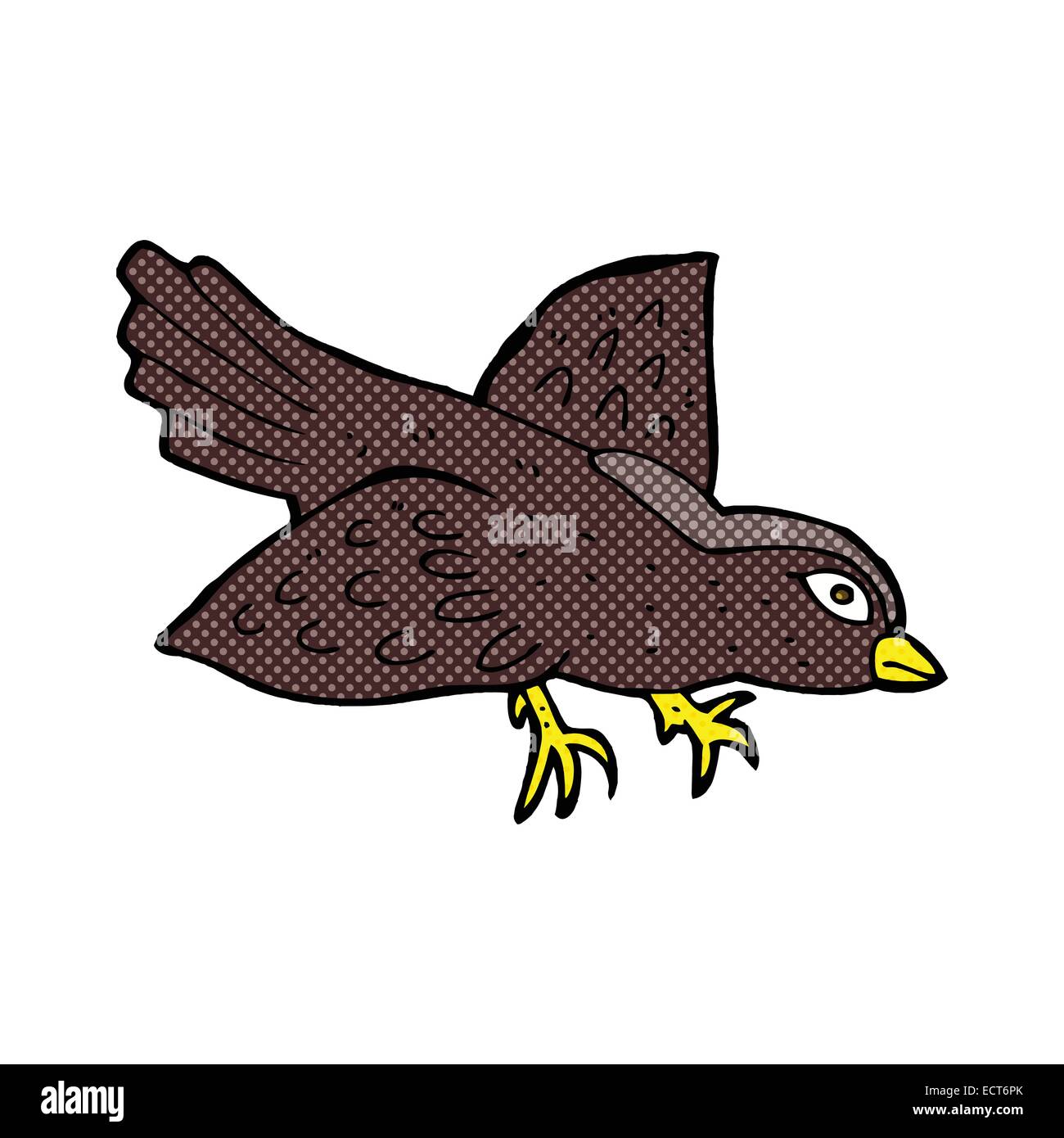 retro comic book style cartoon bird Stock Vector Image & Art - Alamy