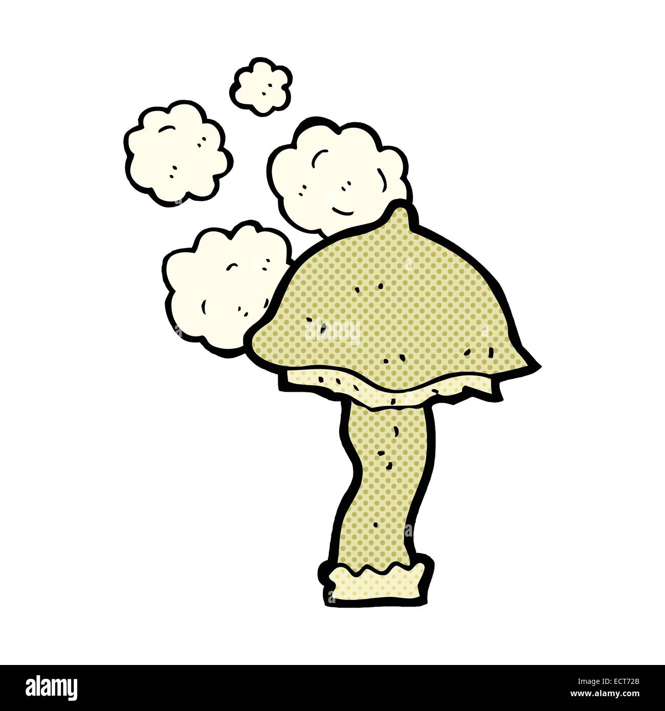 retro comic book style cartoon mushroom Stock Vector Image & Art - Alamy