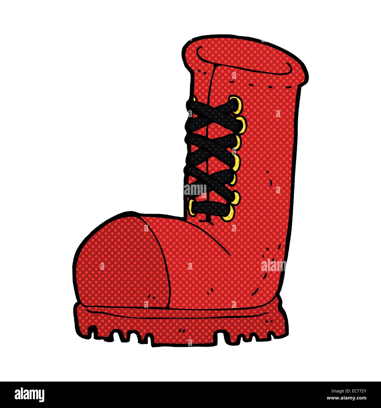 Cartoon old work boot Cut Out Stock Images & Pictures - Alamy