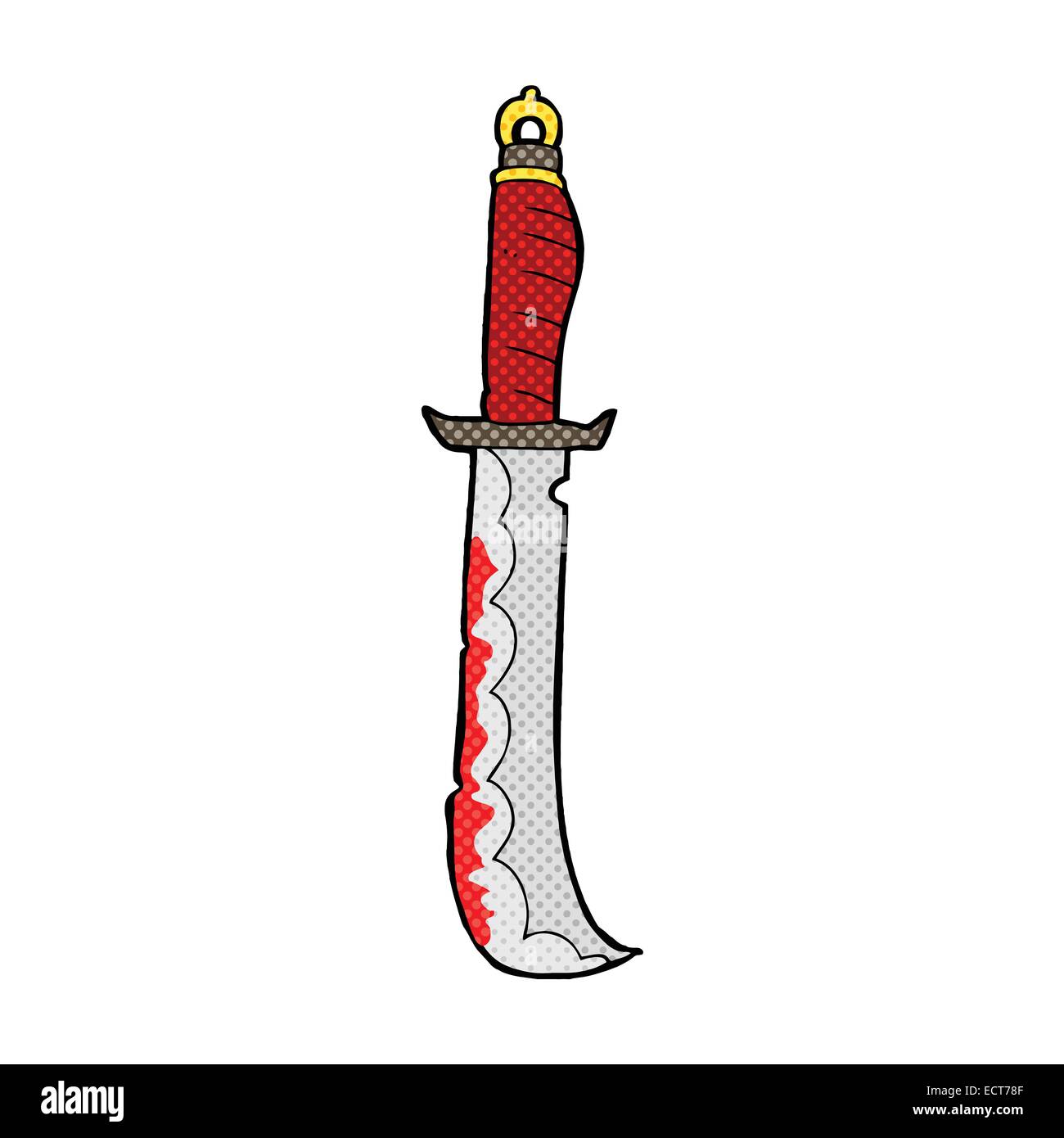 retro comic book style cartoon sword Stock Vector Image & Art - Alamy