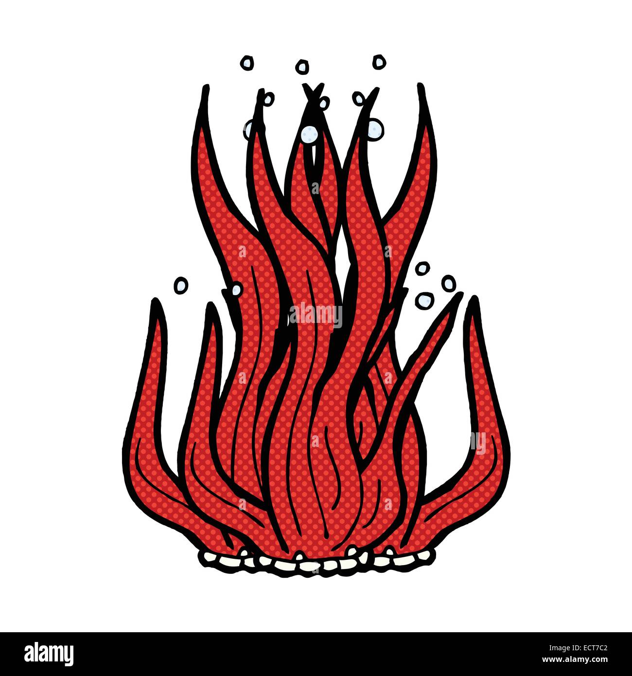 retro comic book style cartoon seaweed Stock Vector Image & Art - Alamy