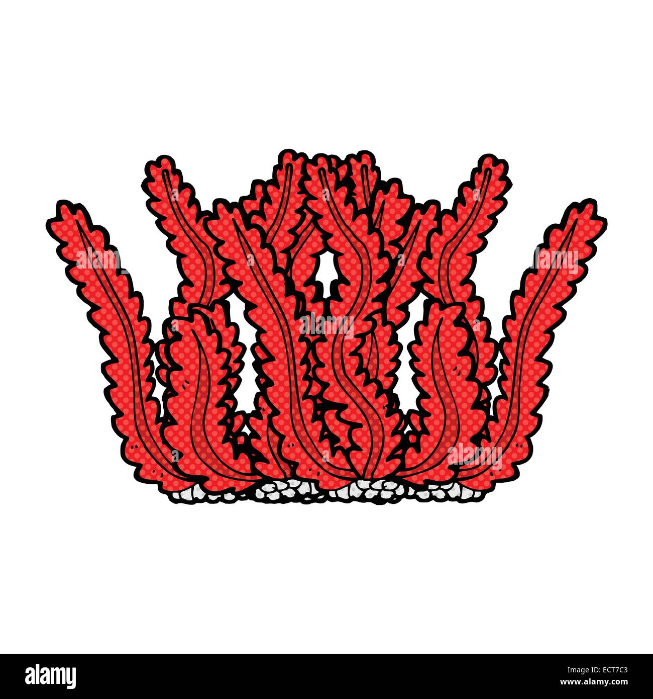 retro comic book style cartoon seaweed Stock Vector Image & Art - Alamy