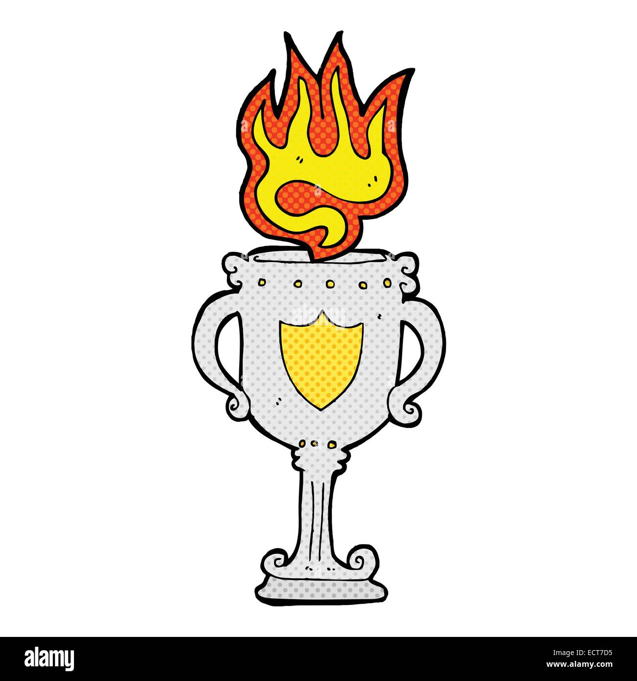 Trophy cup comic character hi-res stock photography and images - Alamy