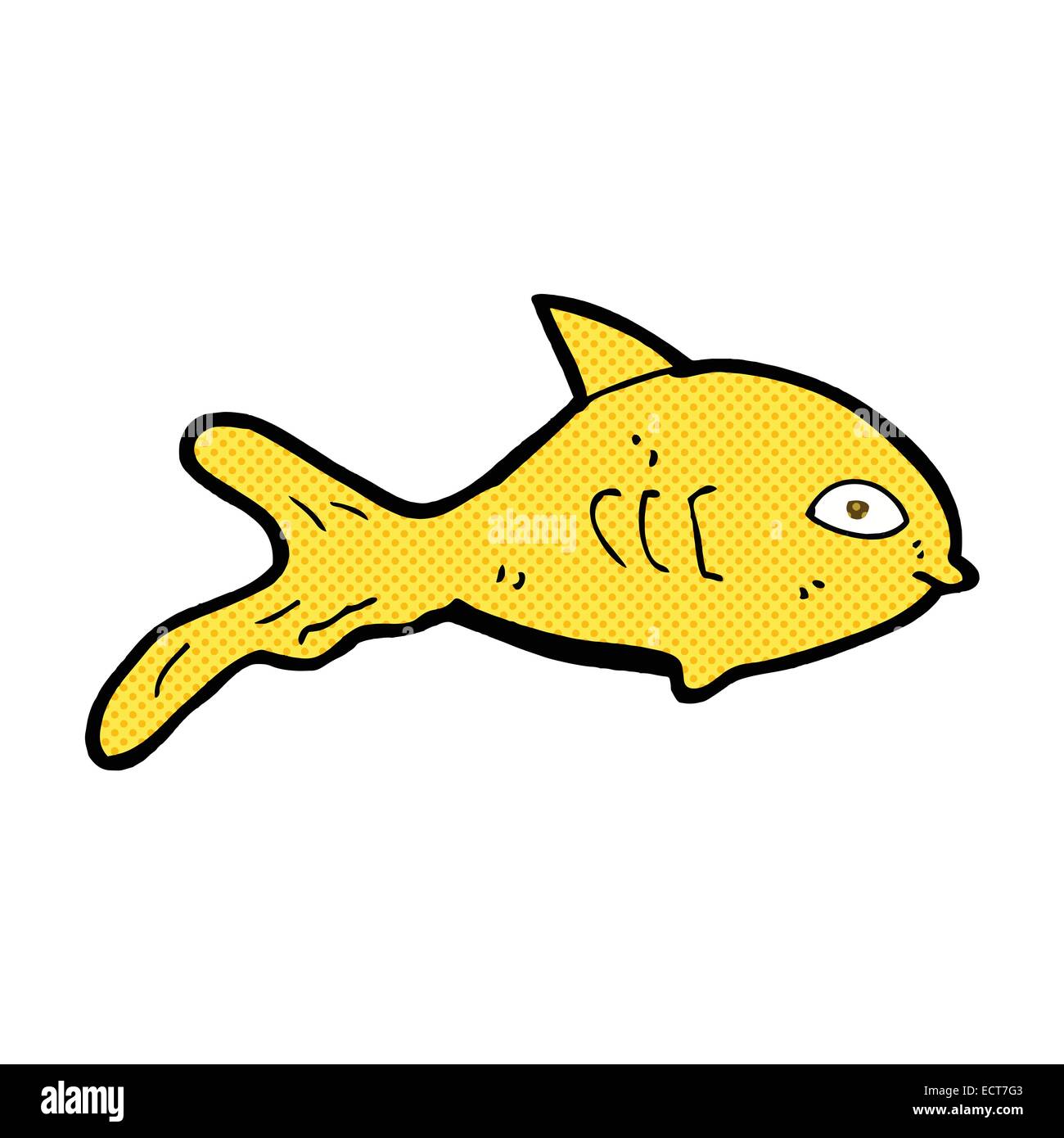 retro comic book style cartoon fish Stock Vector Image & Art - Alamy