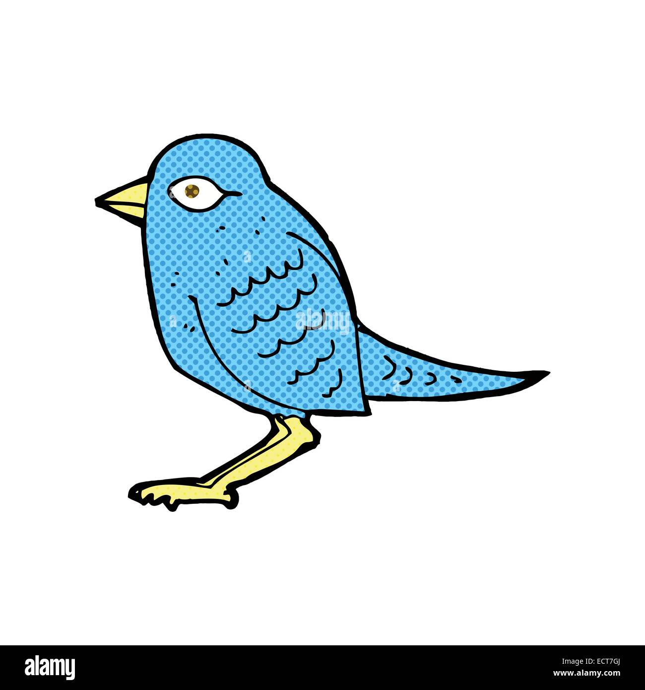 retro comic book style cartoon garden bird Stock Vector Image & Art - Alamy