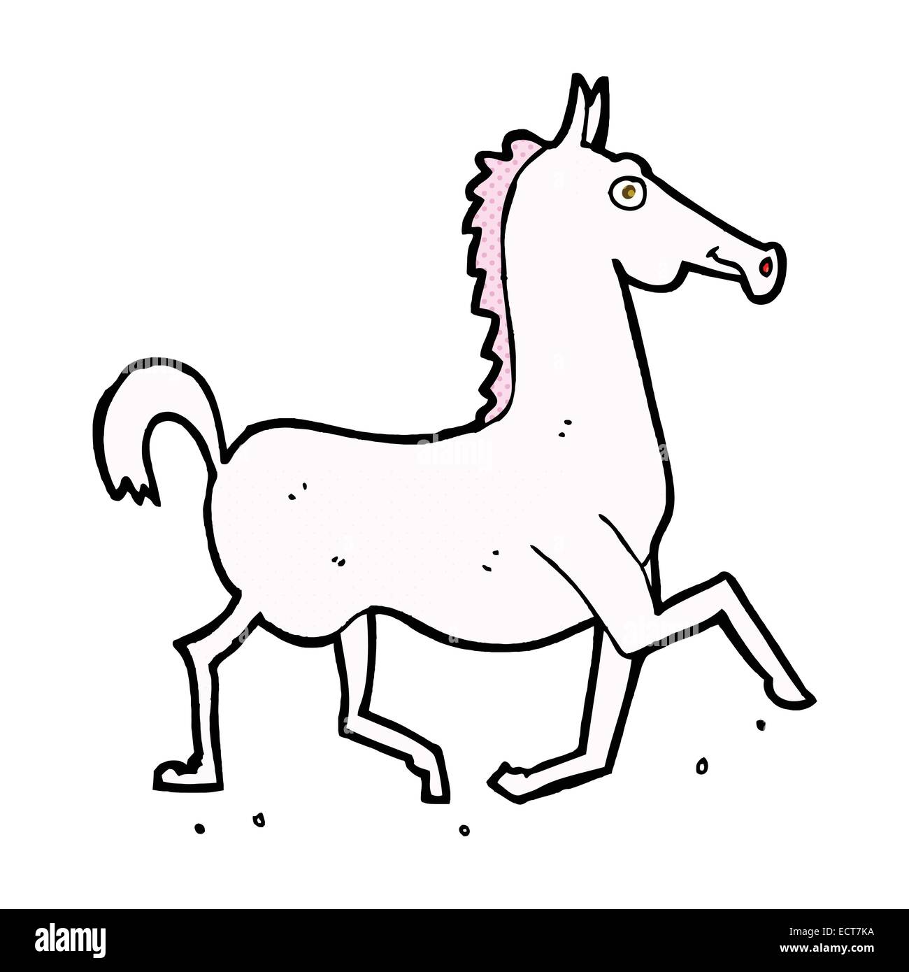 retro comic book style cartoon horse Stock Vector Image & Art - Alamy