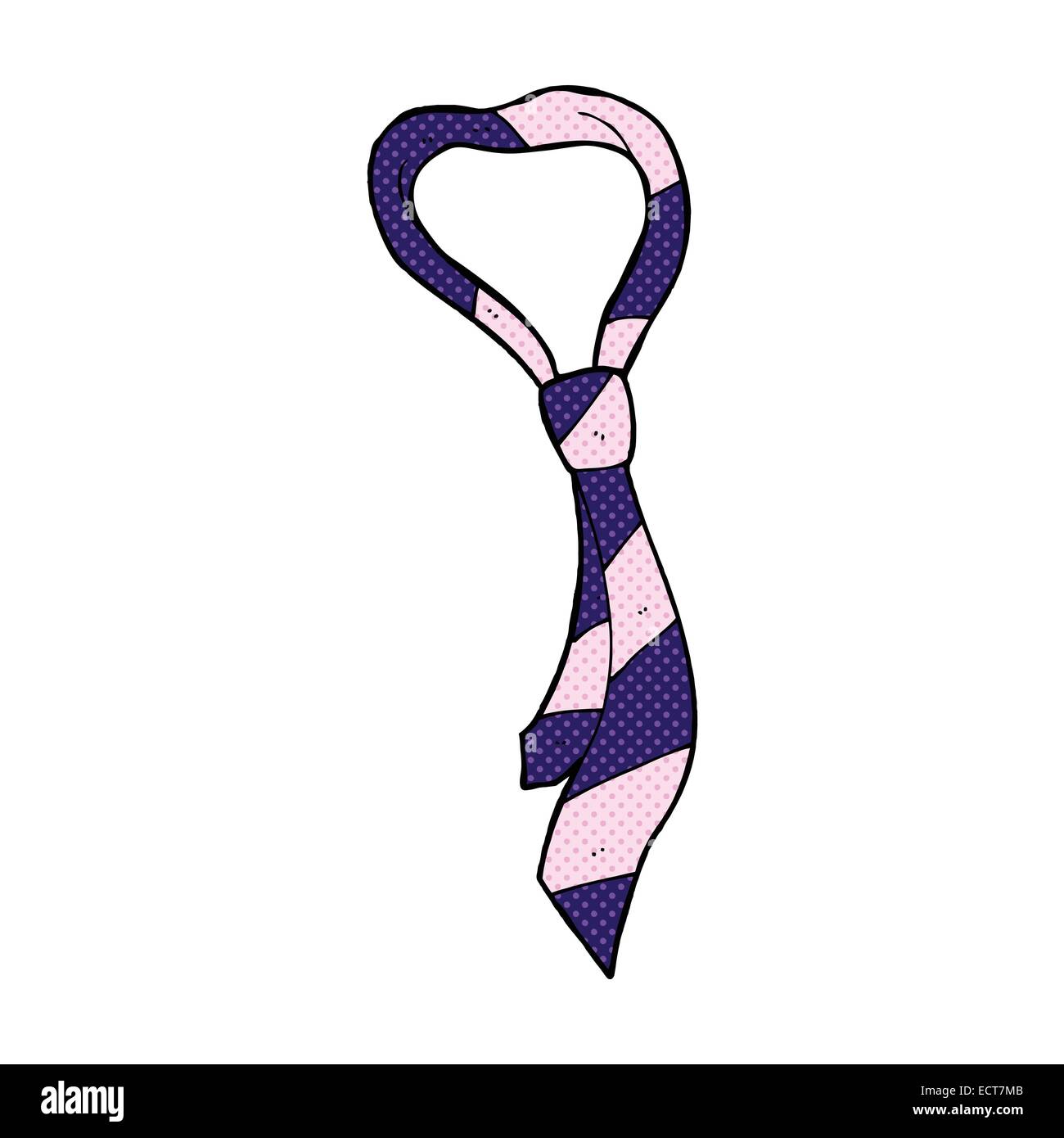 retro comic book style cartoon tie Stock Vector Image & Art - Alamy