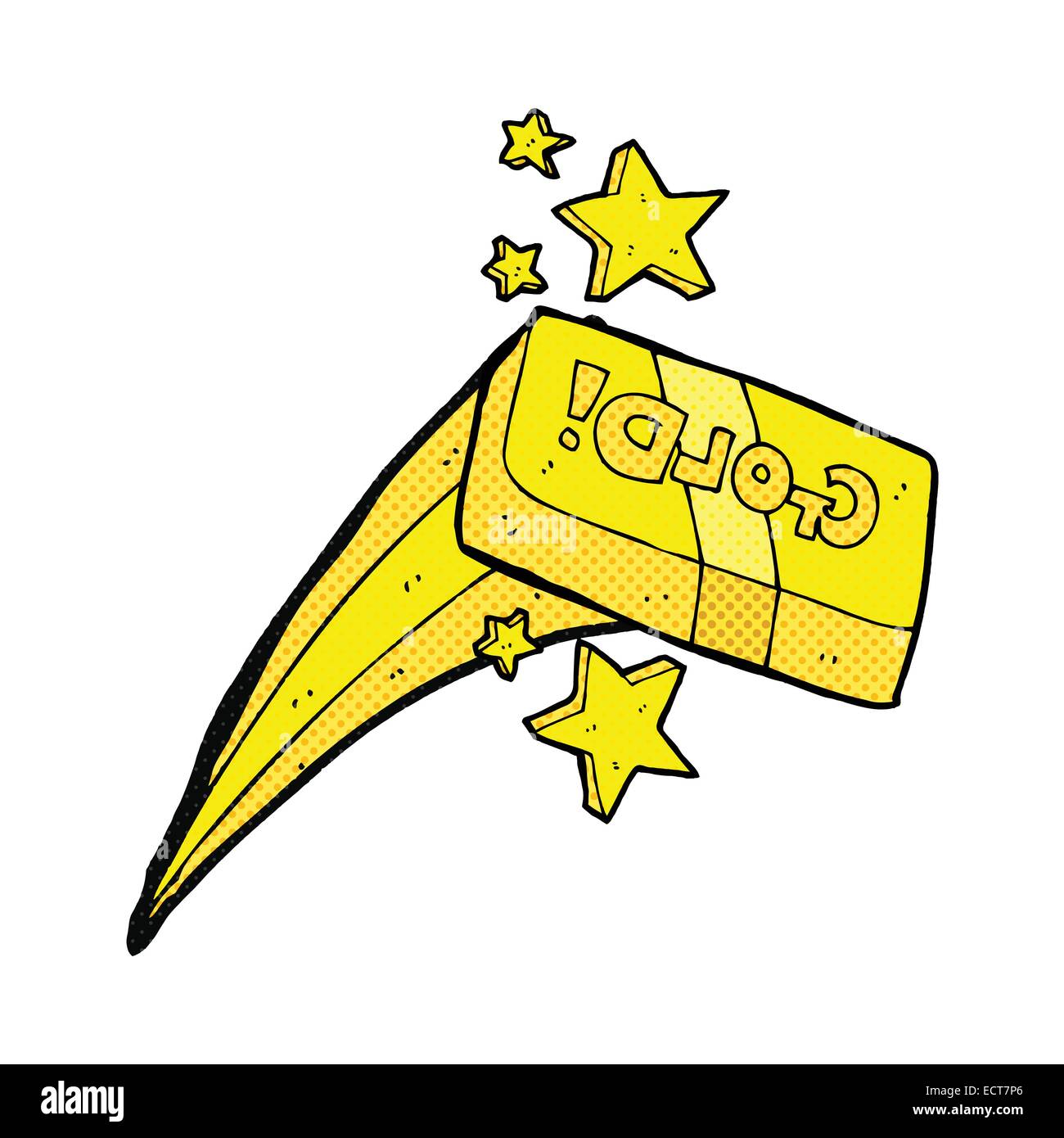 retro comic book style cartoon bar of gold Stock Vector Image & Art - Alamy