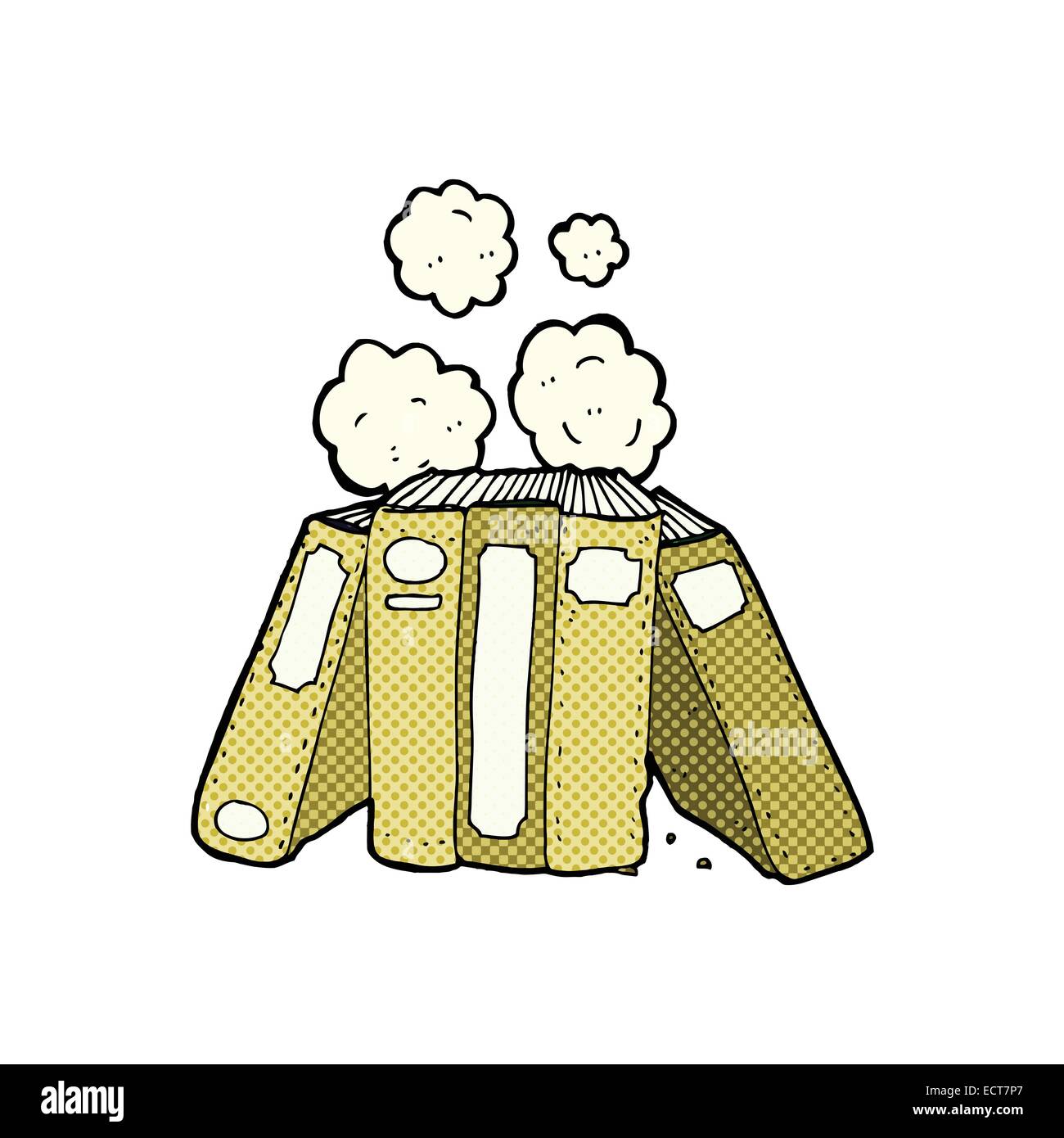 retro comic book style cartoon old books Stock Vector Image & Art - Alamy