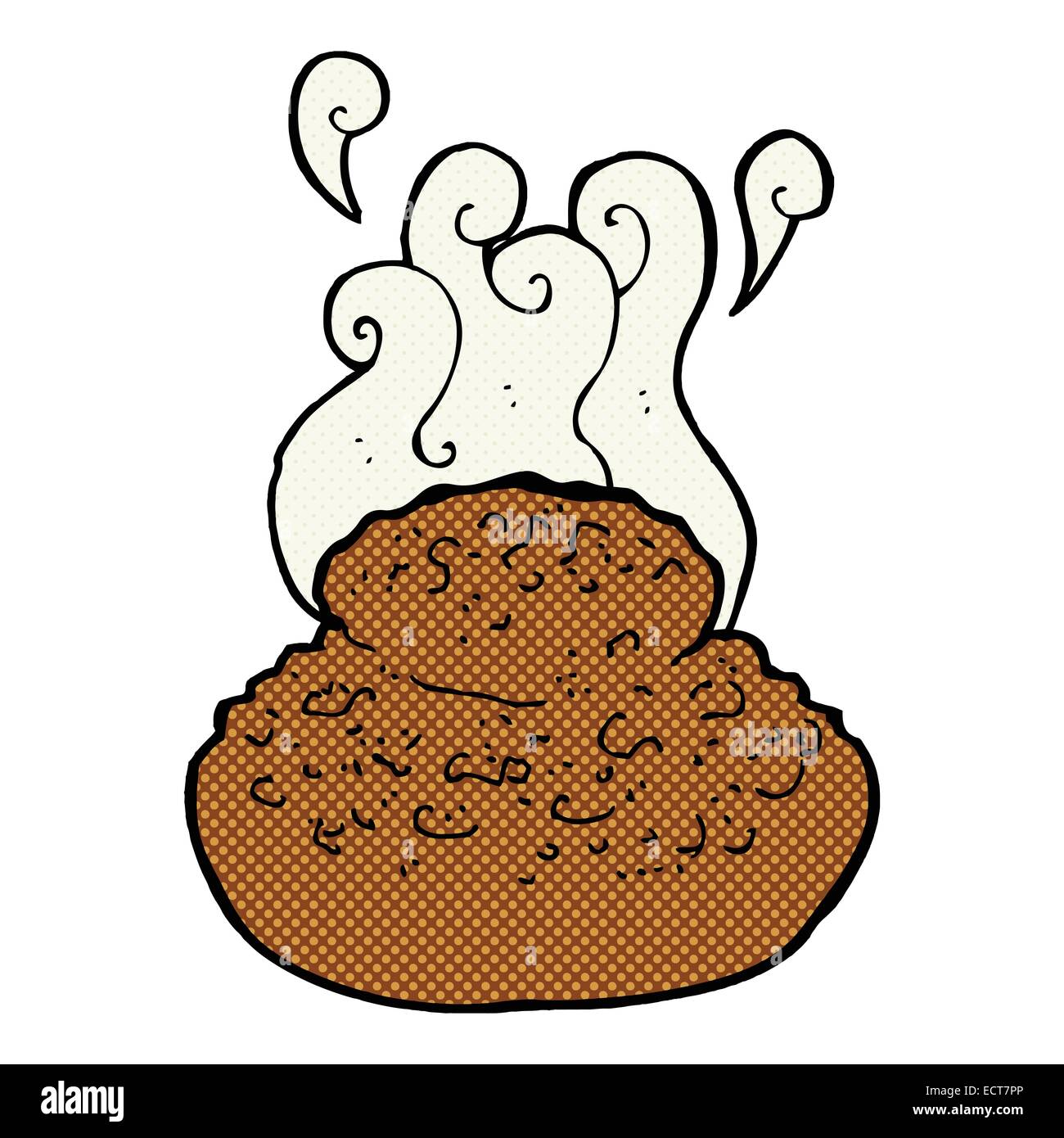 retro comic book style cartoon bread Stock Vector Image & Art - Alamy