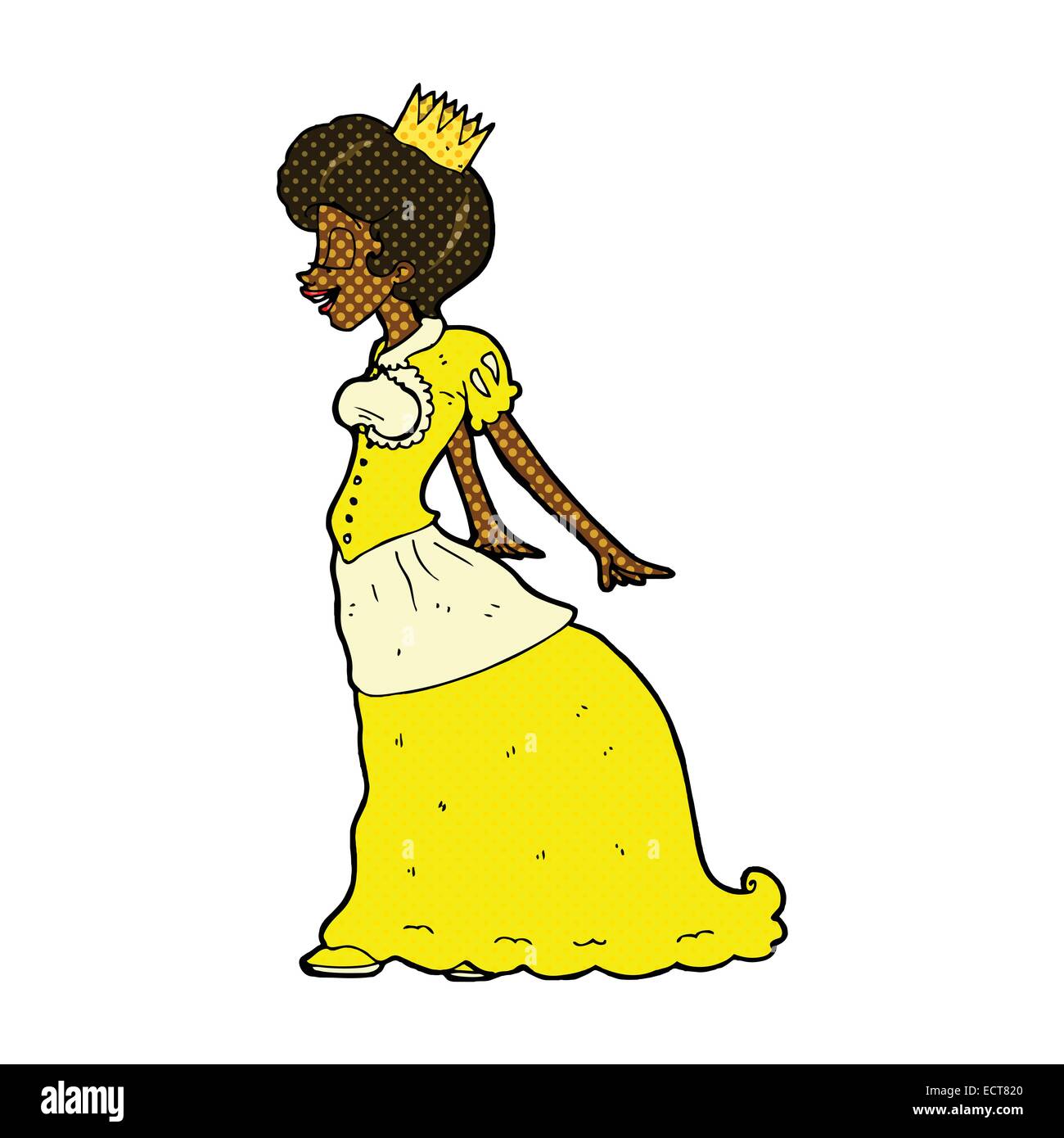 retro comic book style cartoon princess Stock Vector Image & Art - Alamy
